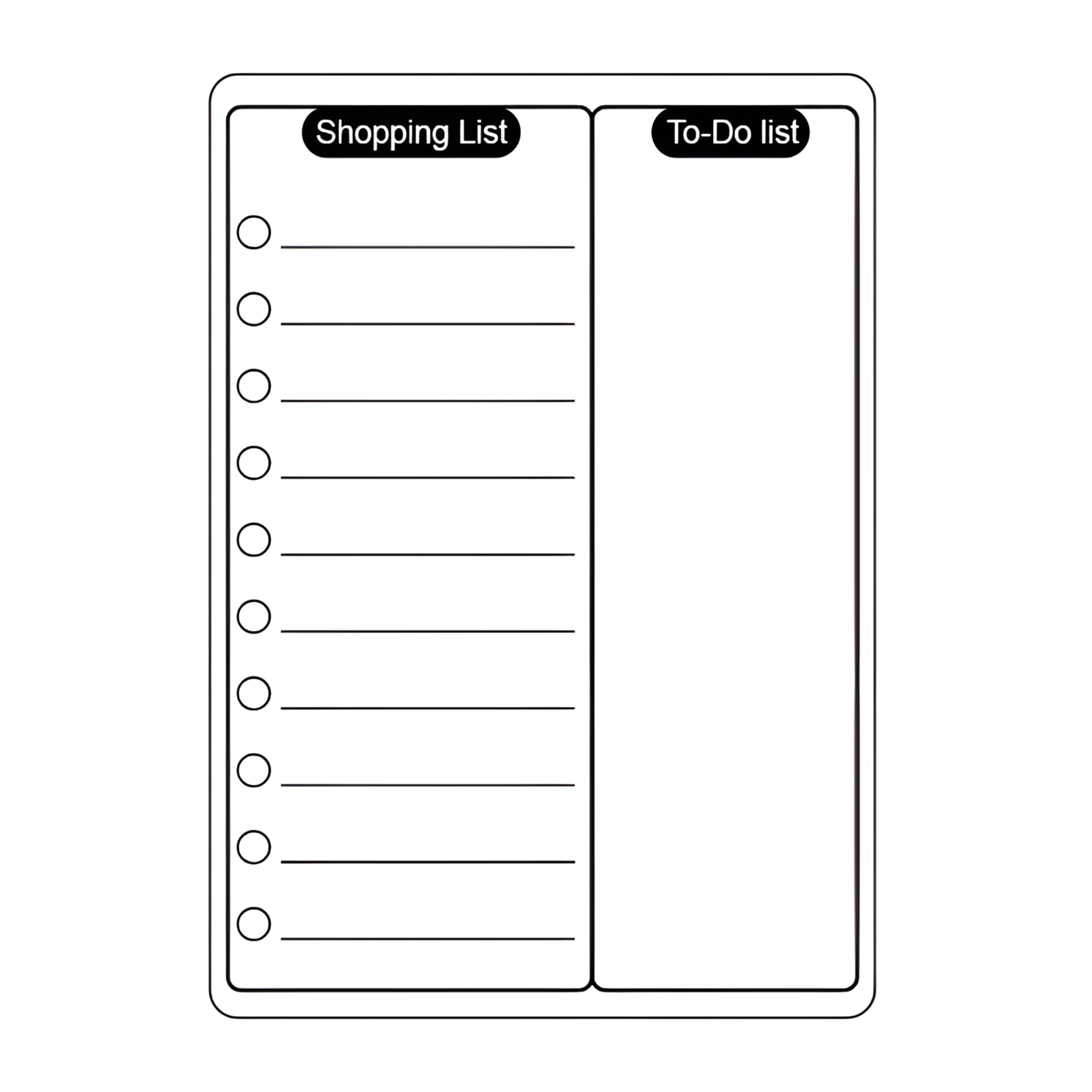 CCOCC Message Board Magnetic Note Pads for Refrigerator Memo with Pen ...