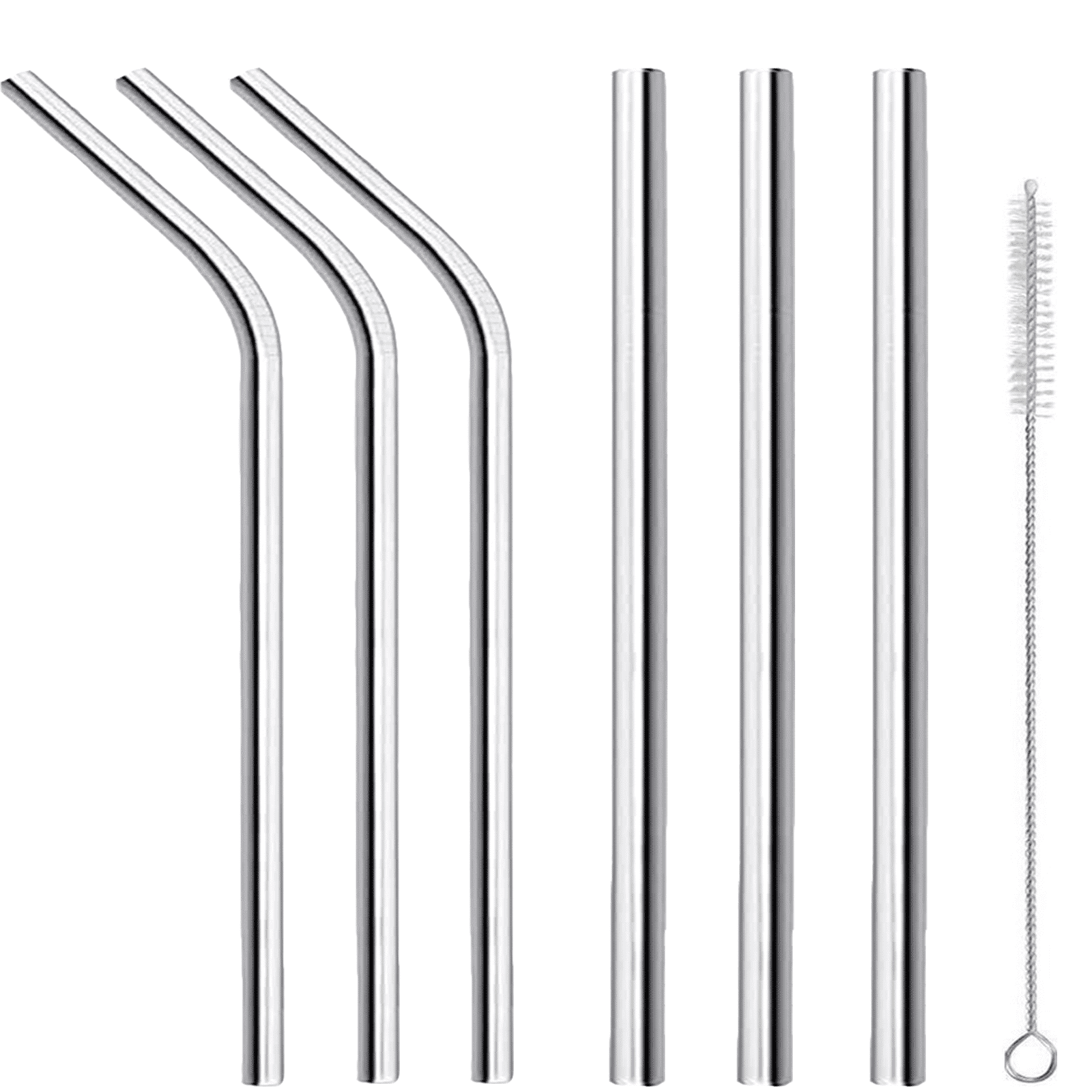 CCOCC Metal Straws Reusable,Eco-Friendly Stainless Steel Straws,Smooth Polished Stainless Steel ...
