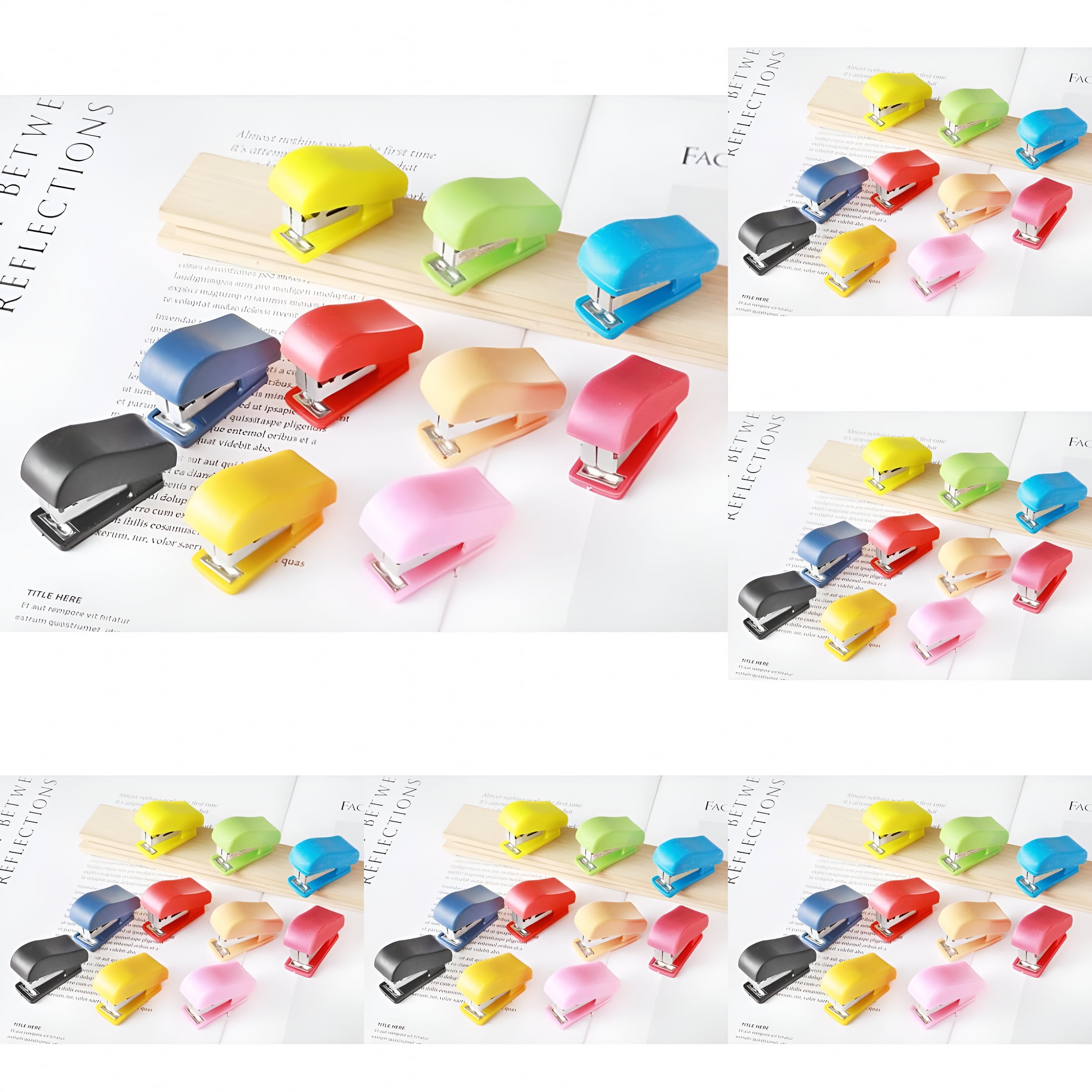 CCOCC Mini Office Stapler With Staple Small Hand Stapler Never Jam ...