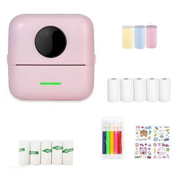 CCOCC Mini Printer Sticker Maker,Eco-Friendly Sticker Printer Machine ...