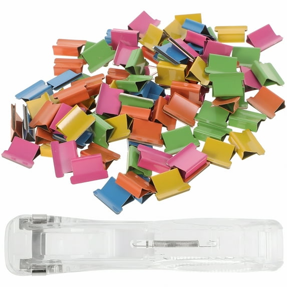CCOCC Mini Stapler with 100 Refill Clips and Dispenser - Office ...