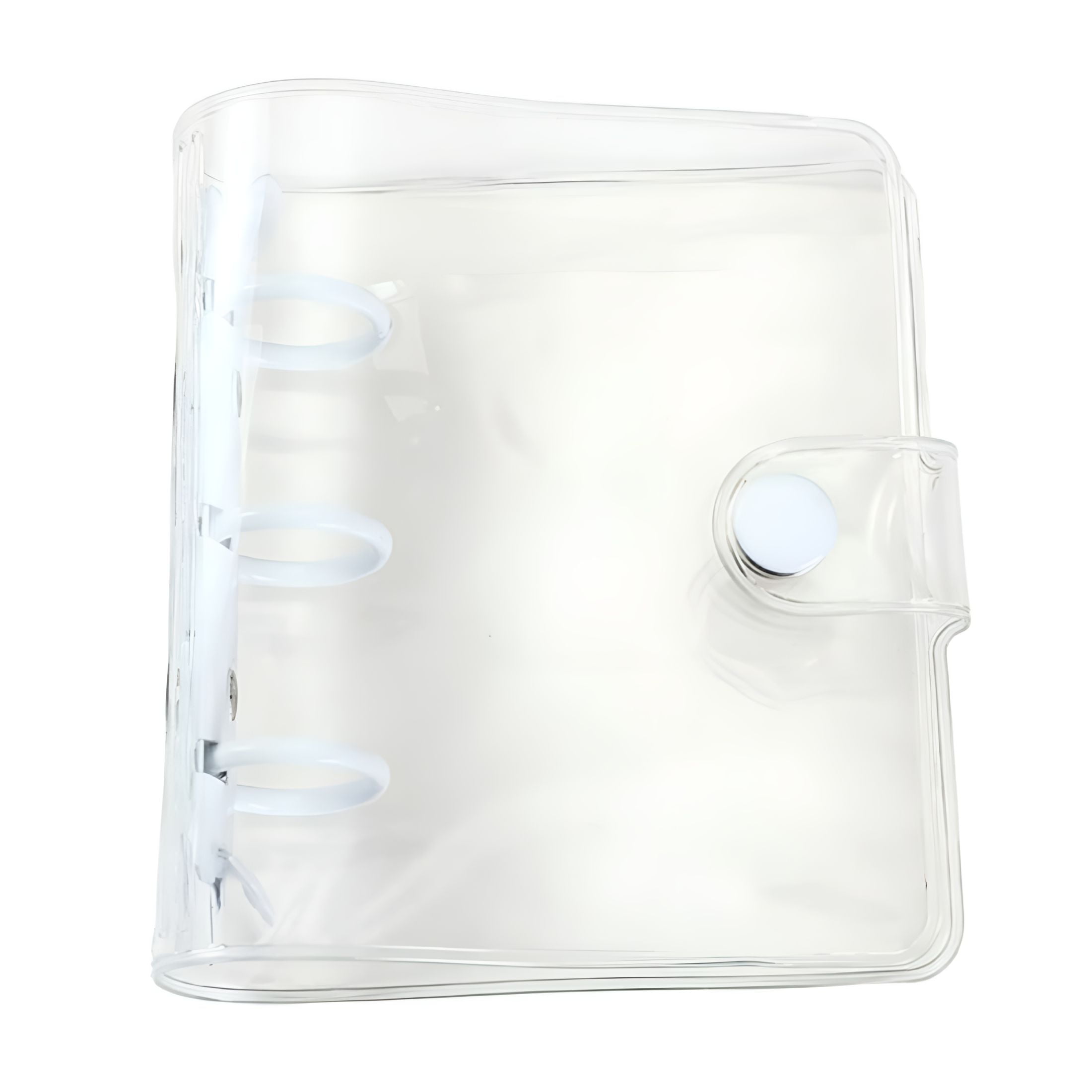 CCOCC Mini Transparent Three-Ring Binder Sleeve,Transparent Soft PVC ...