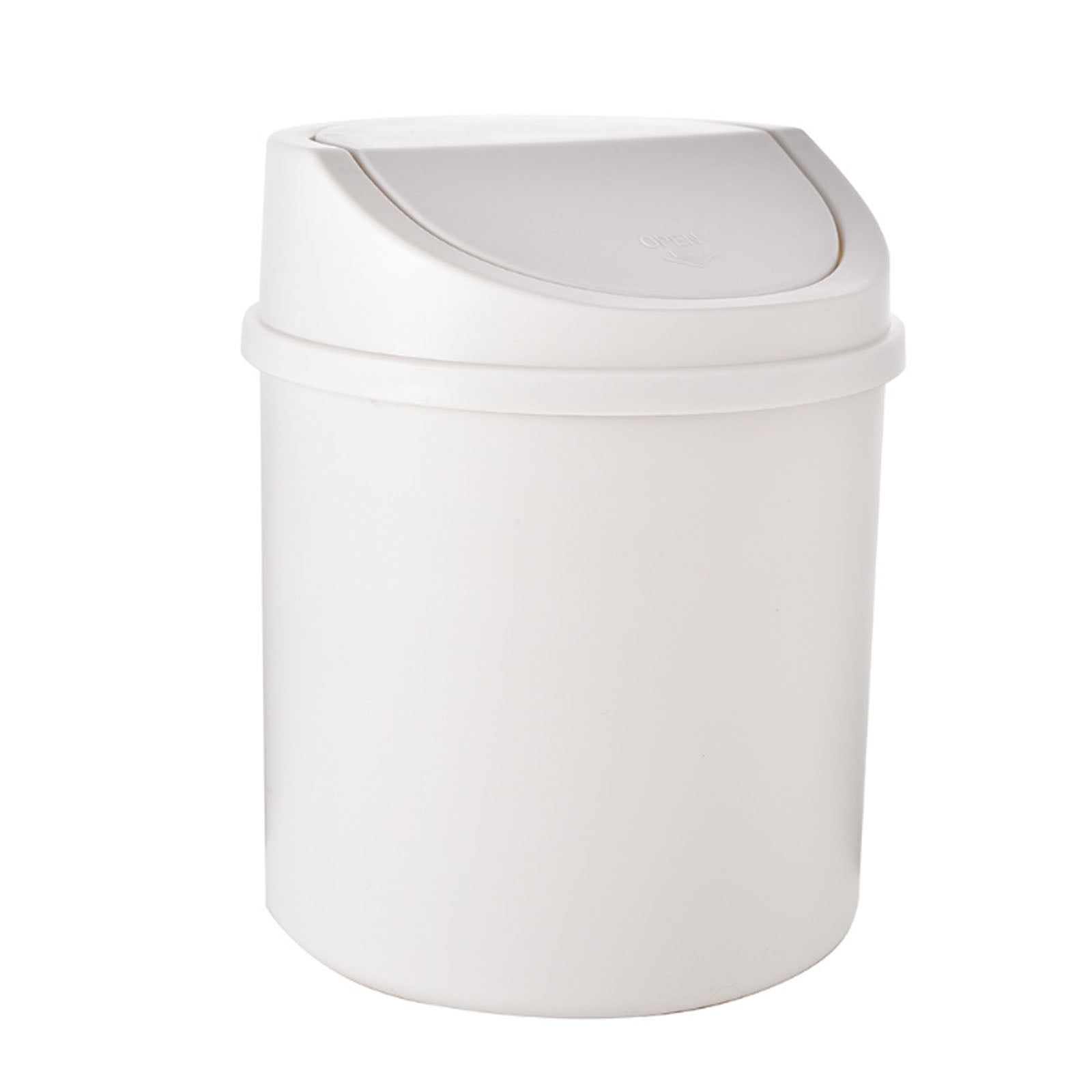 CCOCC Mini Trash Can with Lid, Cute Small Trash Can for Desktop, Press ...