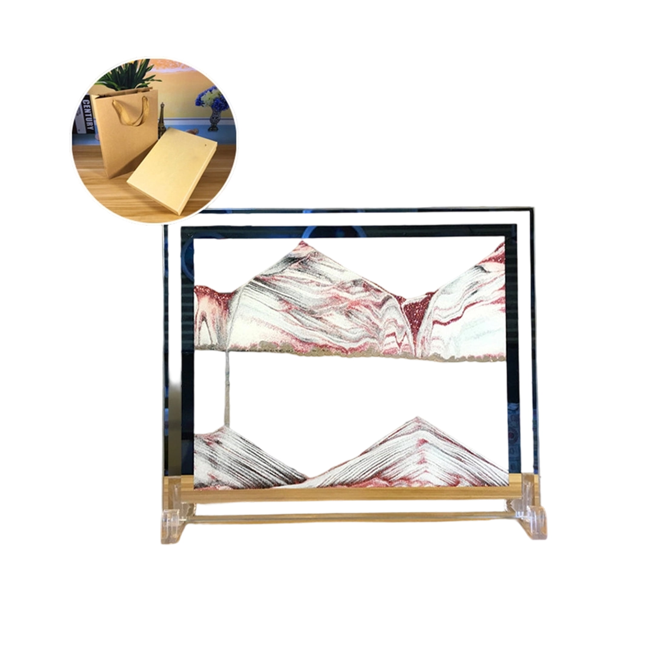 CCOCC Moving Sand Art Picture (12 * 10 in), 3D Hourglass Deep Sea ...