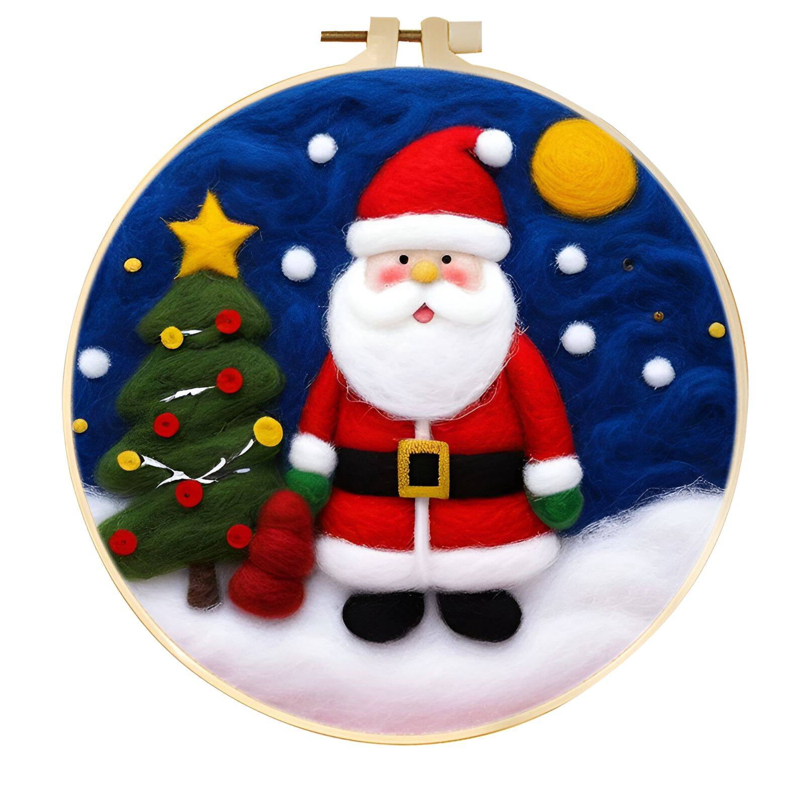 CCOCC Needle Felting Kit,Decorative Cartoon Cutout Felting Kit,Bright ...