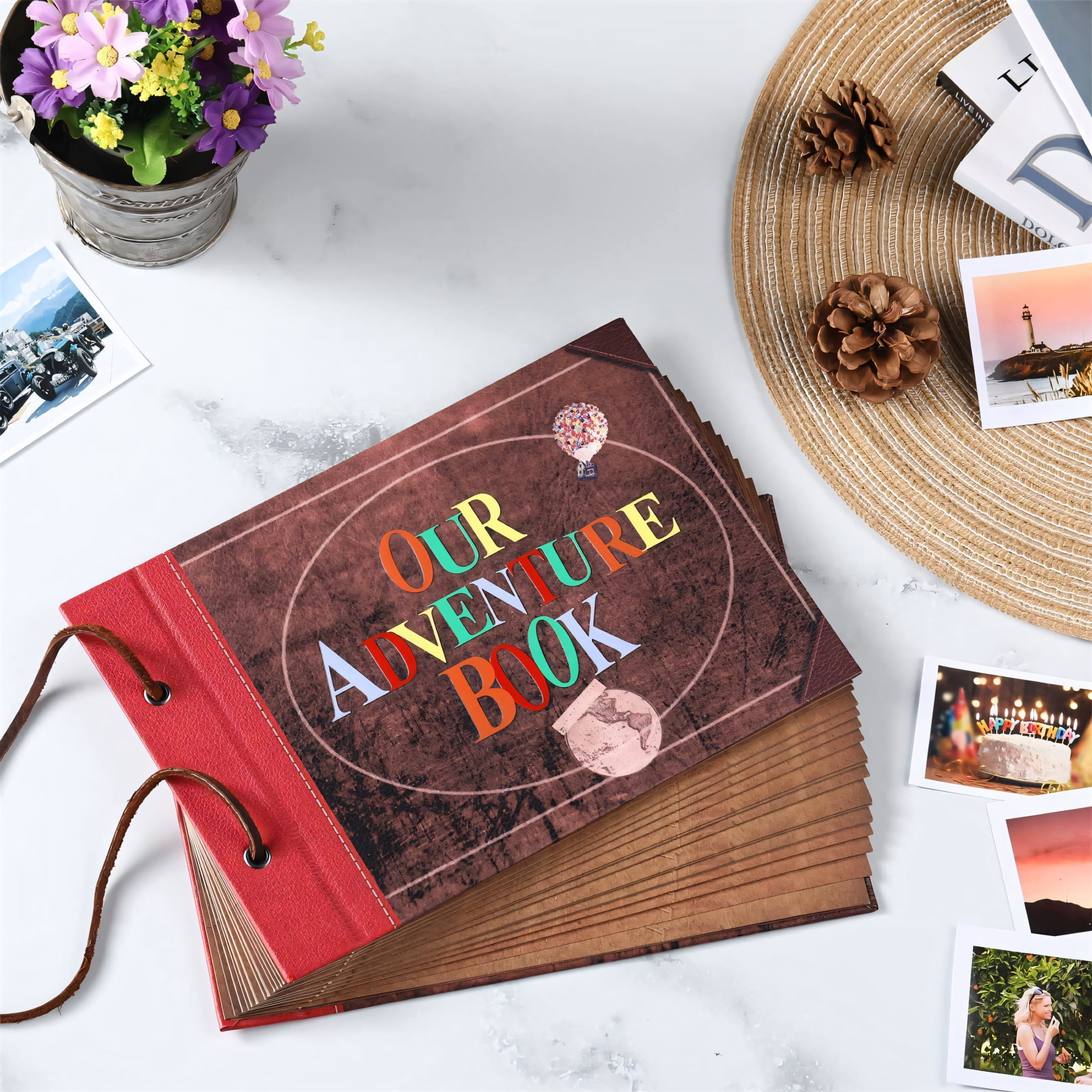 CCOCC Our Book Scrapbook - Diy Family Scrapbook Album with Embossed ...