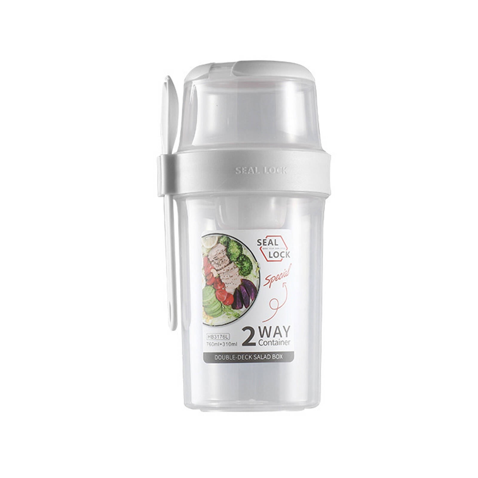 CCOCC Overnight Oats Jars,Double-Layer Design Overnight Oats Containers ...