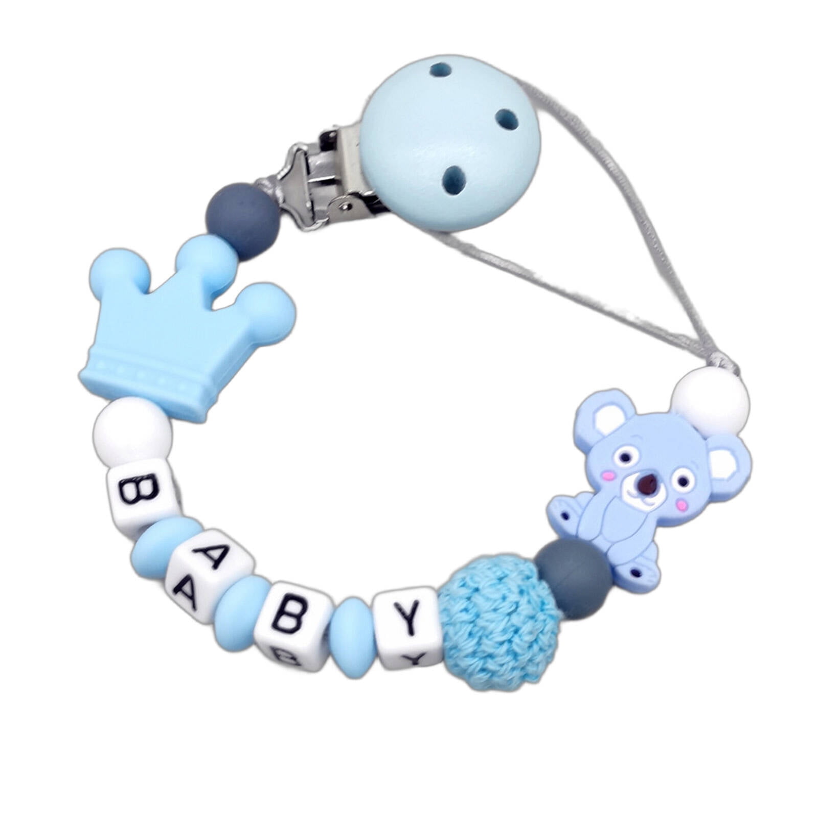 CCOCC Pacifier Clip,Anti-Drop Strap Pacifier Holder,Secure Comfort Fit ...