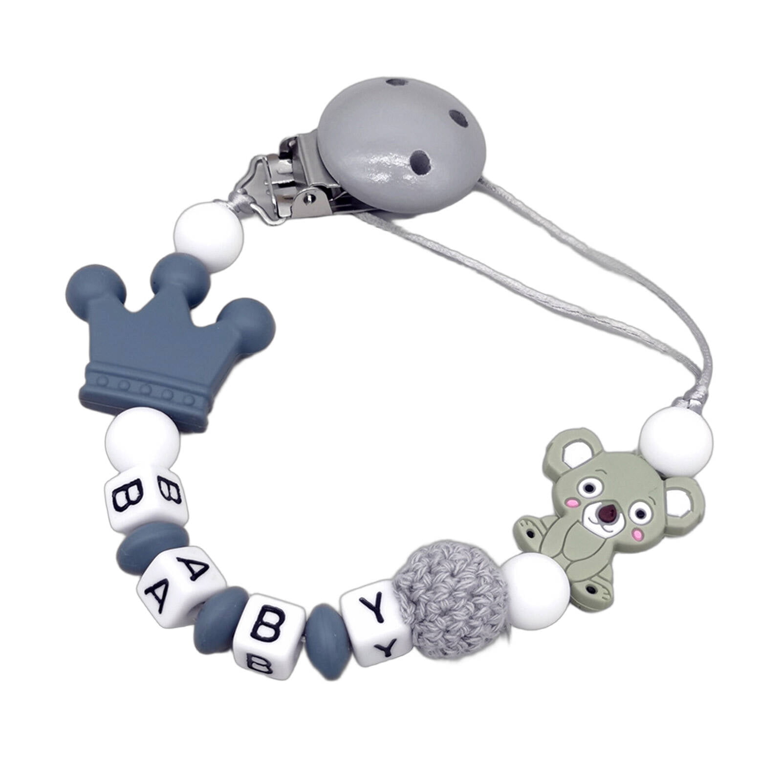 CCOCC Pacifier Clip,Prevent Loss Pacifier Clips Baby Girl,Soft and Safe ...