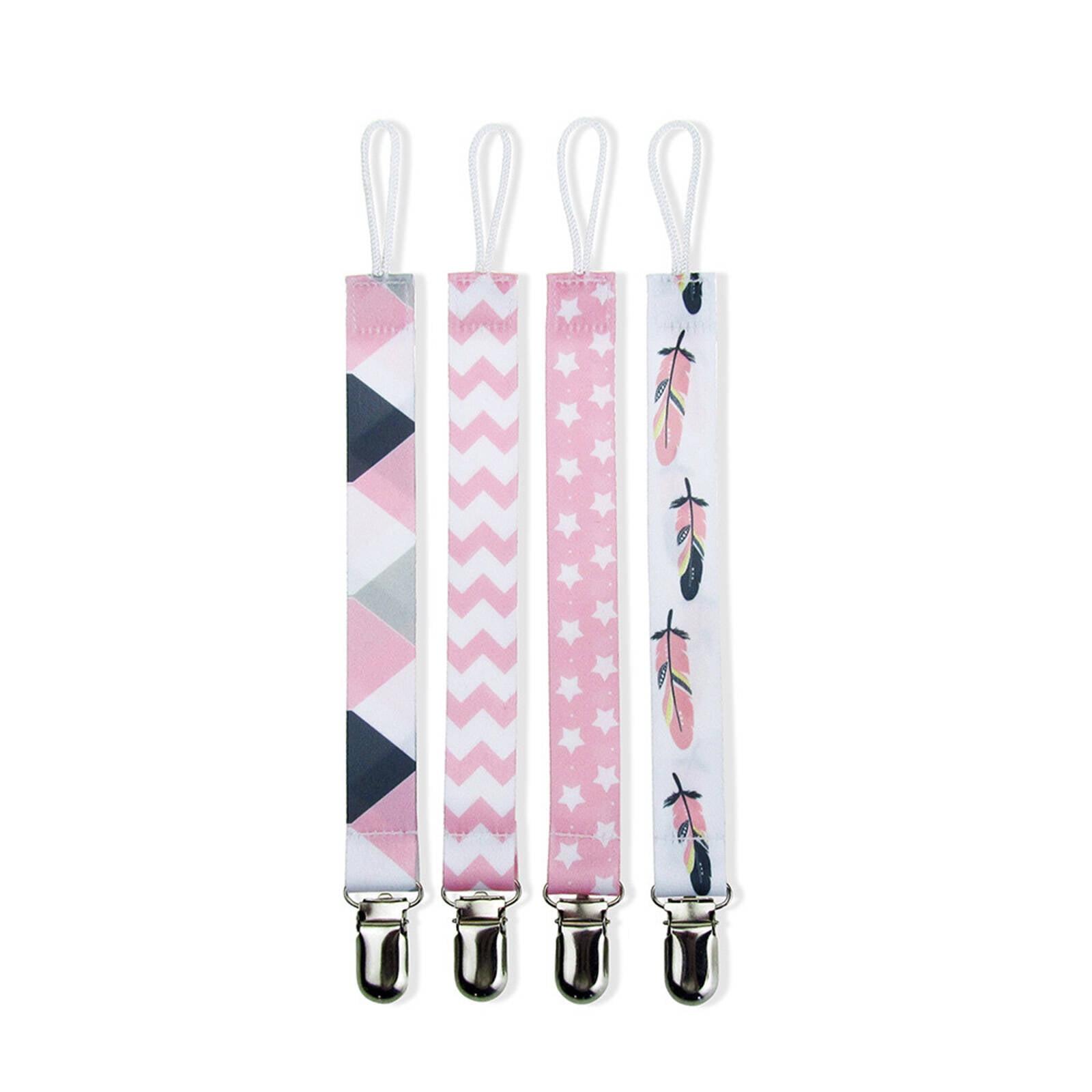 CCOCC Pacifier Clip,Safe Attachment Pacifier Clips Baby Girl,Easy ...