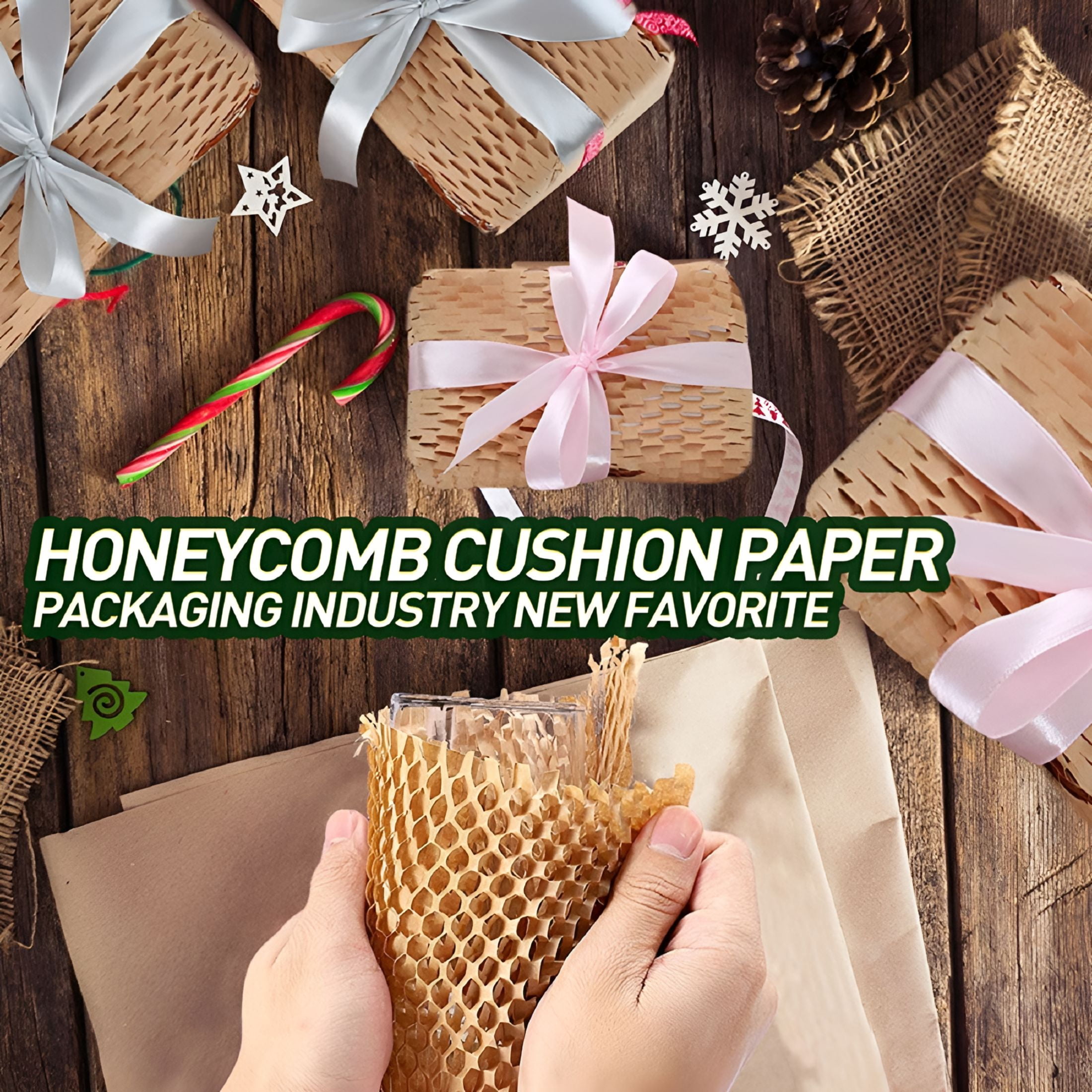 CCOCC Packaging Paper Honeycomb Cushioning Wrapping Roll Paper ...