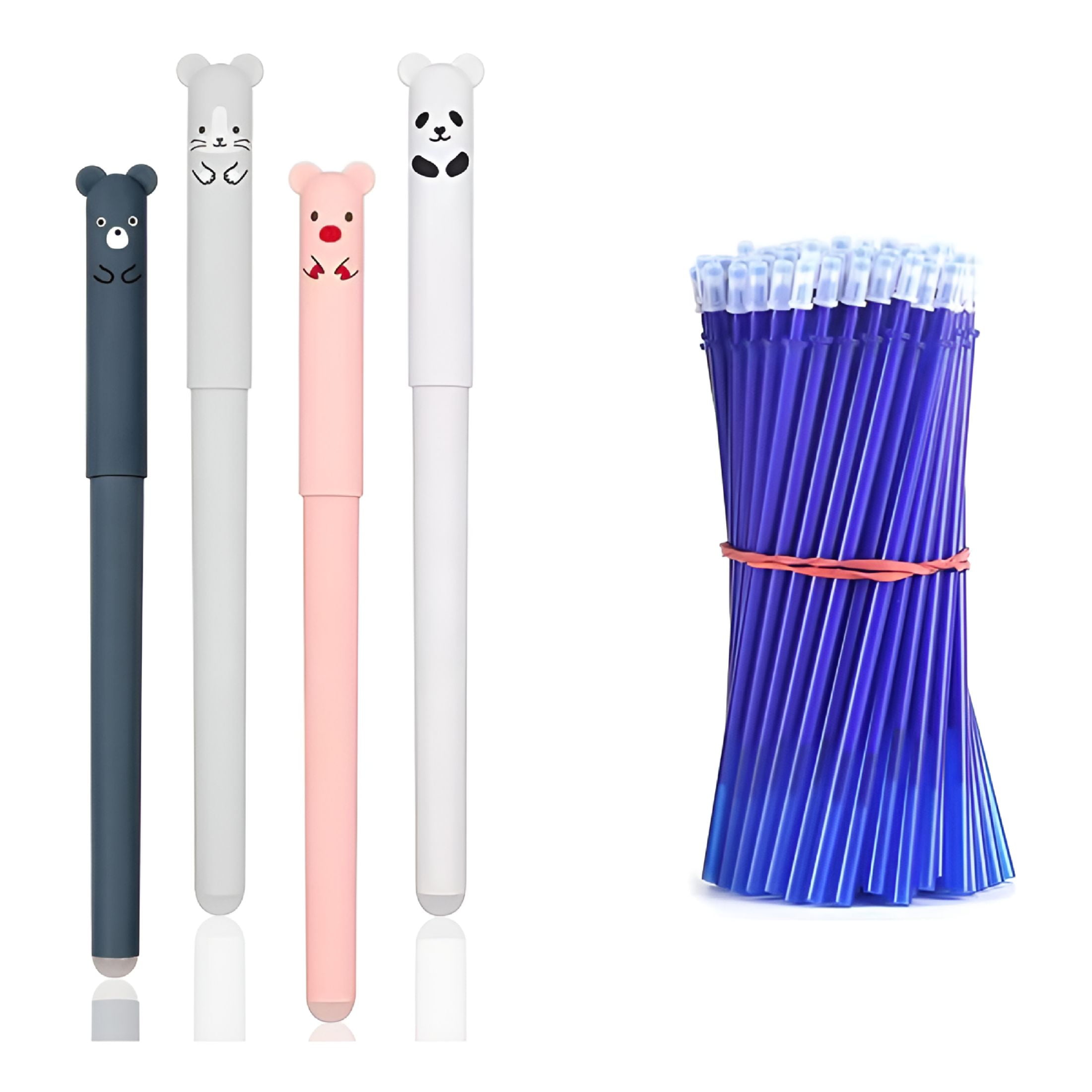 CCOCC Pen (Blue),Pens Ballpoint 4PC Pen + 20PC Pen Core Erasable Gel ...