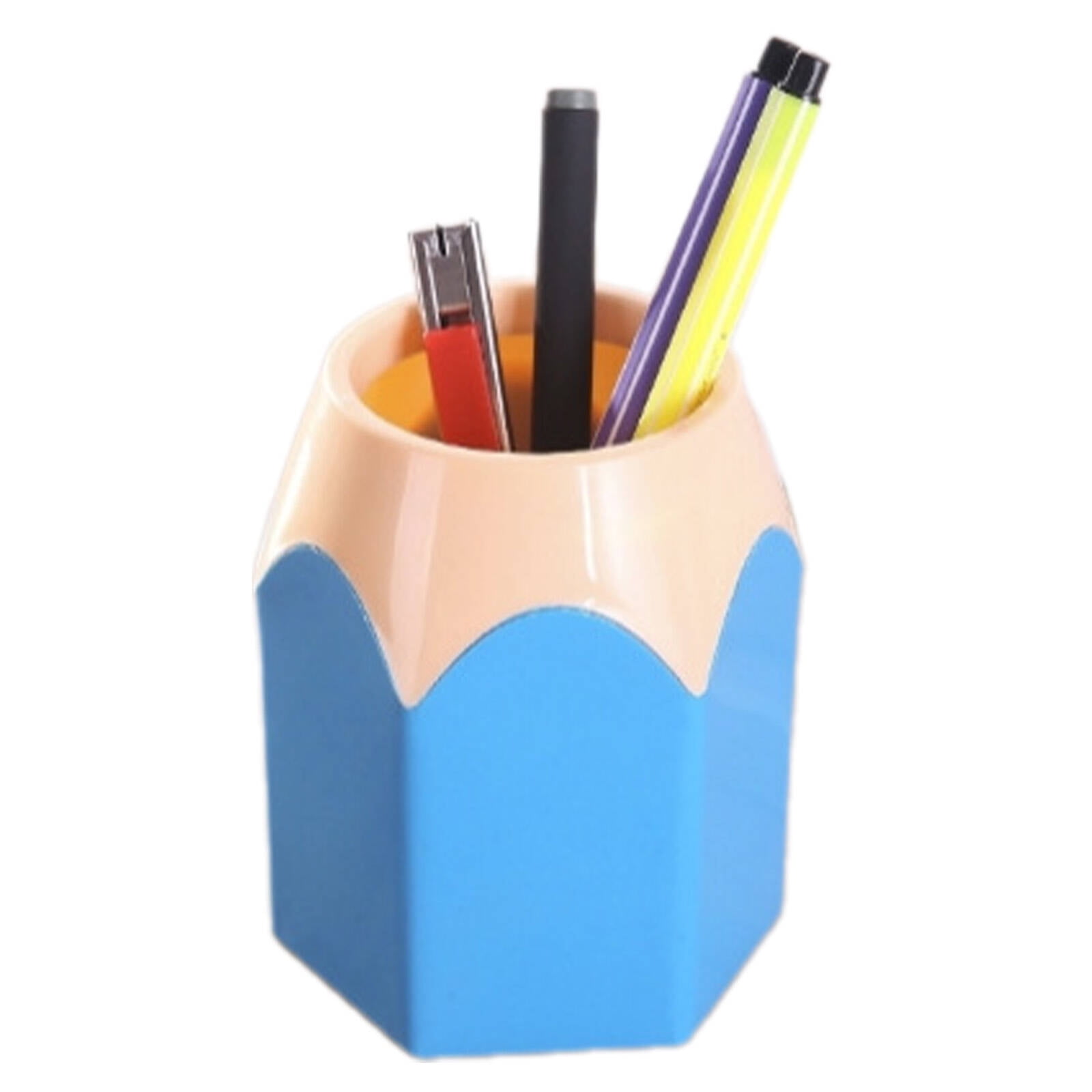 CCOCC Pen Holder for Desk,Trendy Organized Pen Holder,Space-Saving Cute Pencil Cup,Perfect Desk ...