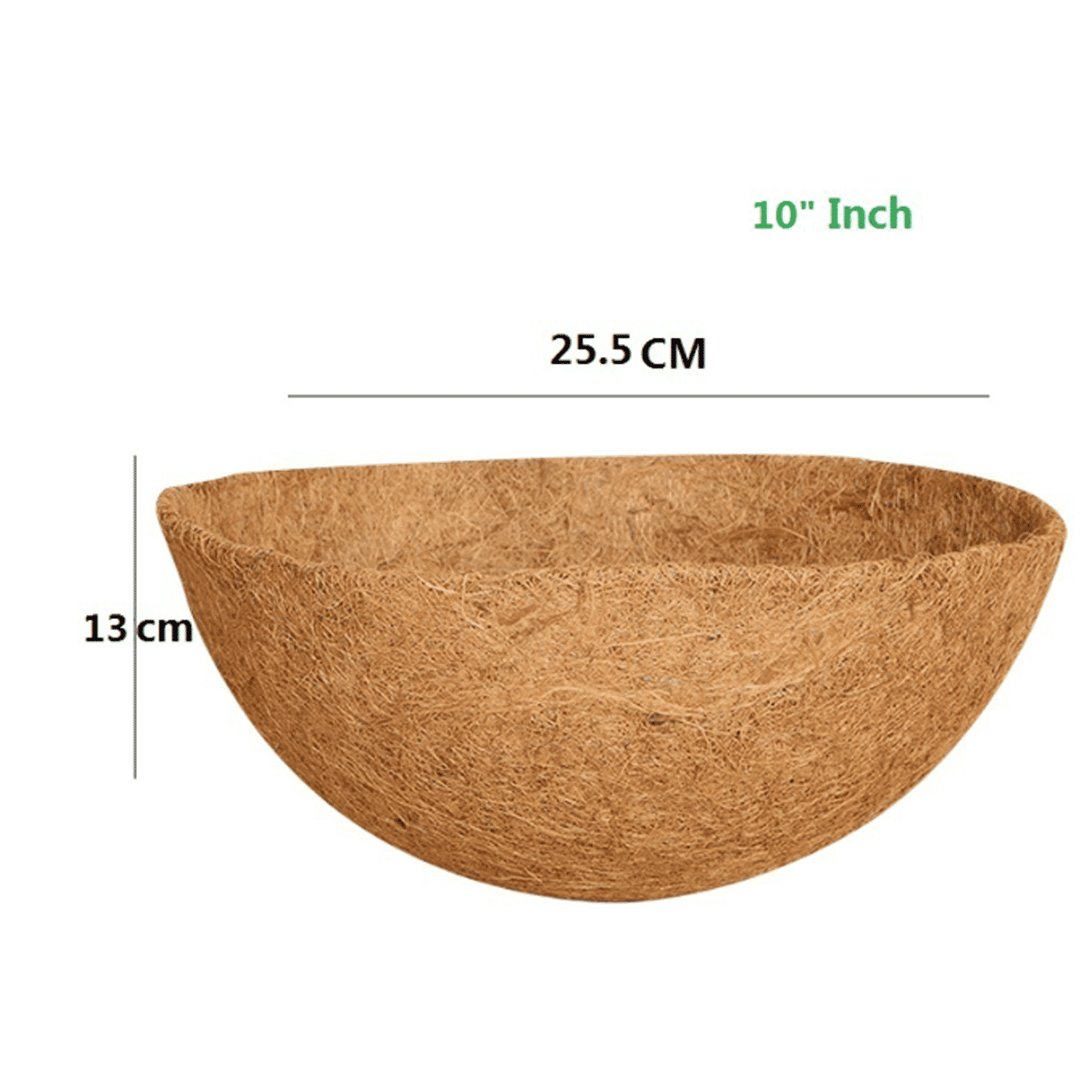 CCOCC Plant Pots,10" Coconut Liner for Moisture Management Planters for ...