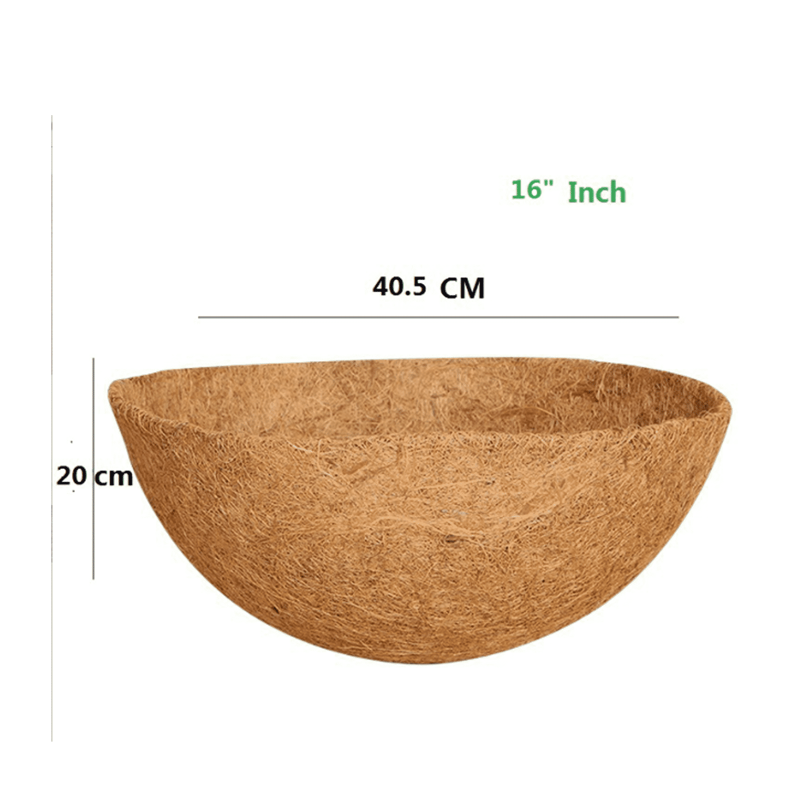 CCOCC Plant Pots,16" Airy Coconut Fiber for Soil Protection Planters ...