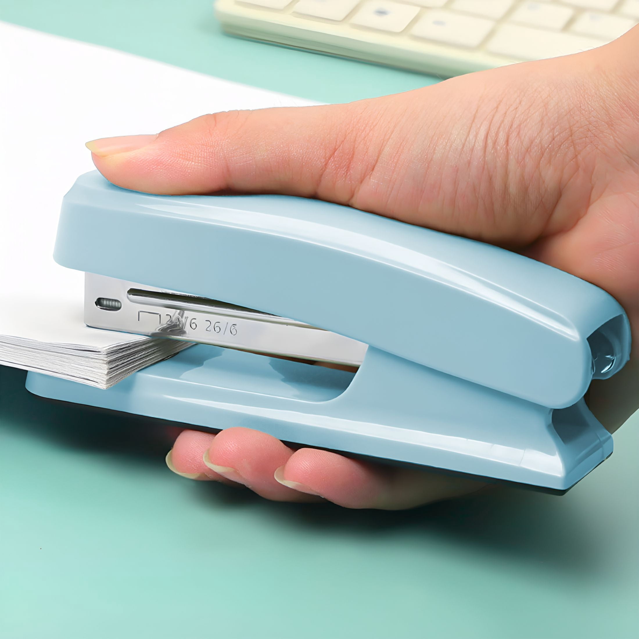CCOCC Portable Stapler Energy Saving Small Stapler Multi-Color Handy ...