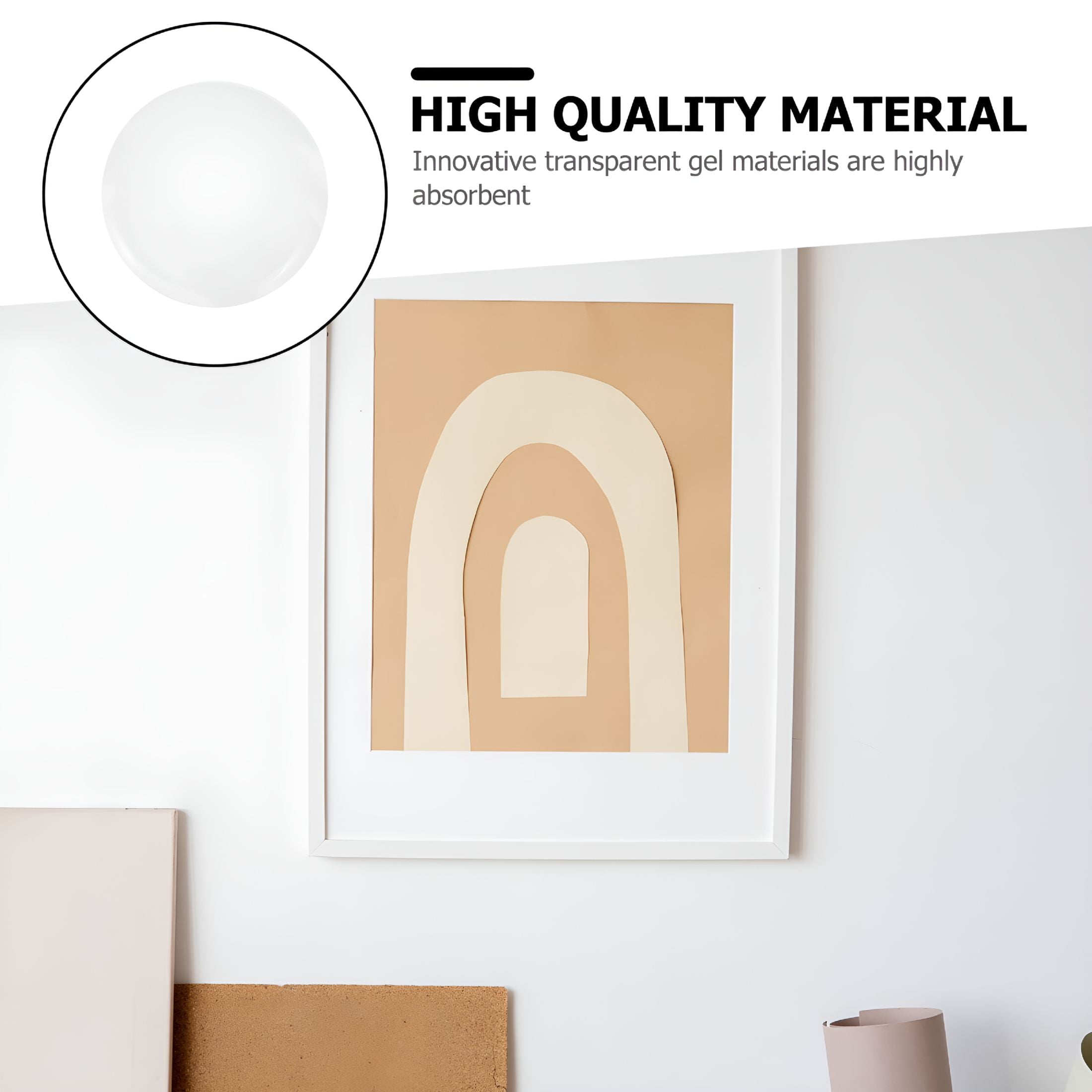 CCOCC Poster Stickers 30Pcs Transparent Double-Sided Tape Stickers ...