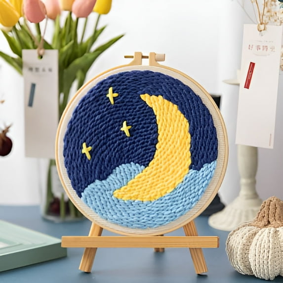 CCOCC Punch Needle Kits for Adults Beginner,Handcraft DIY Craft Hoop ...