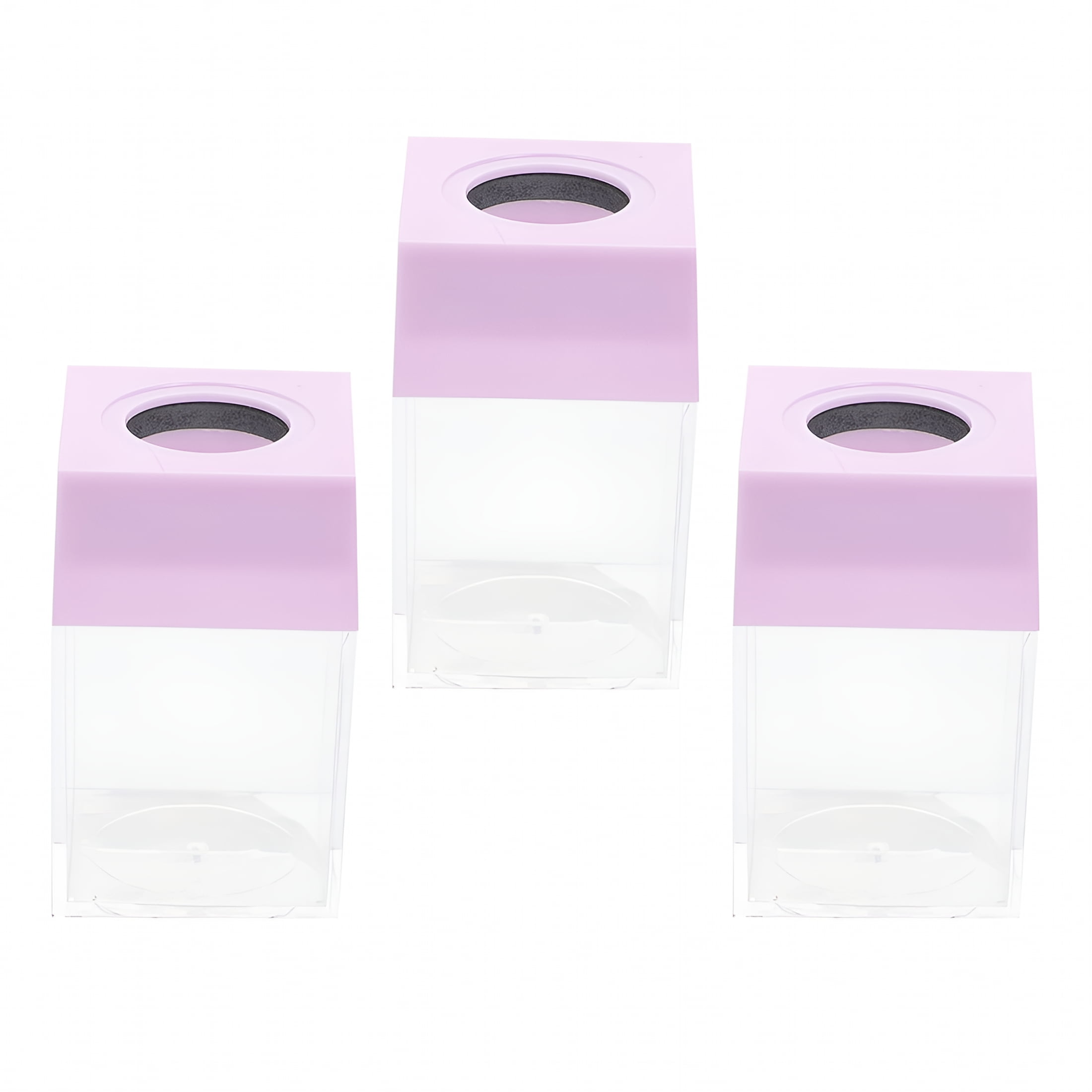 CCOCC 2026 New Purple 3 Pcs Office Accessory Clips Dispenser Desk ...