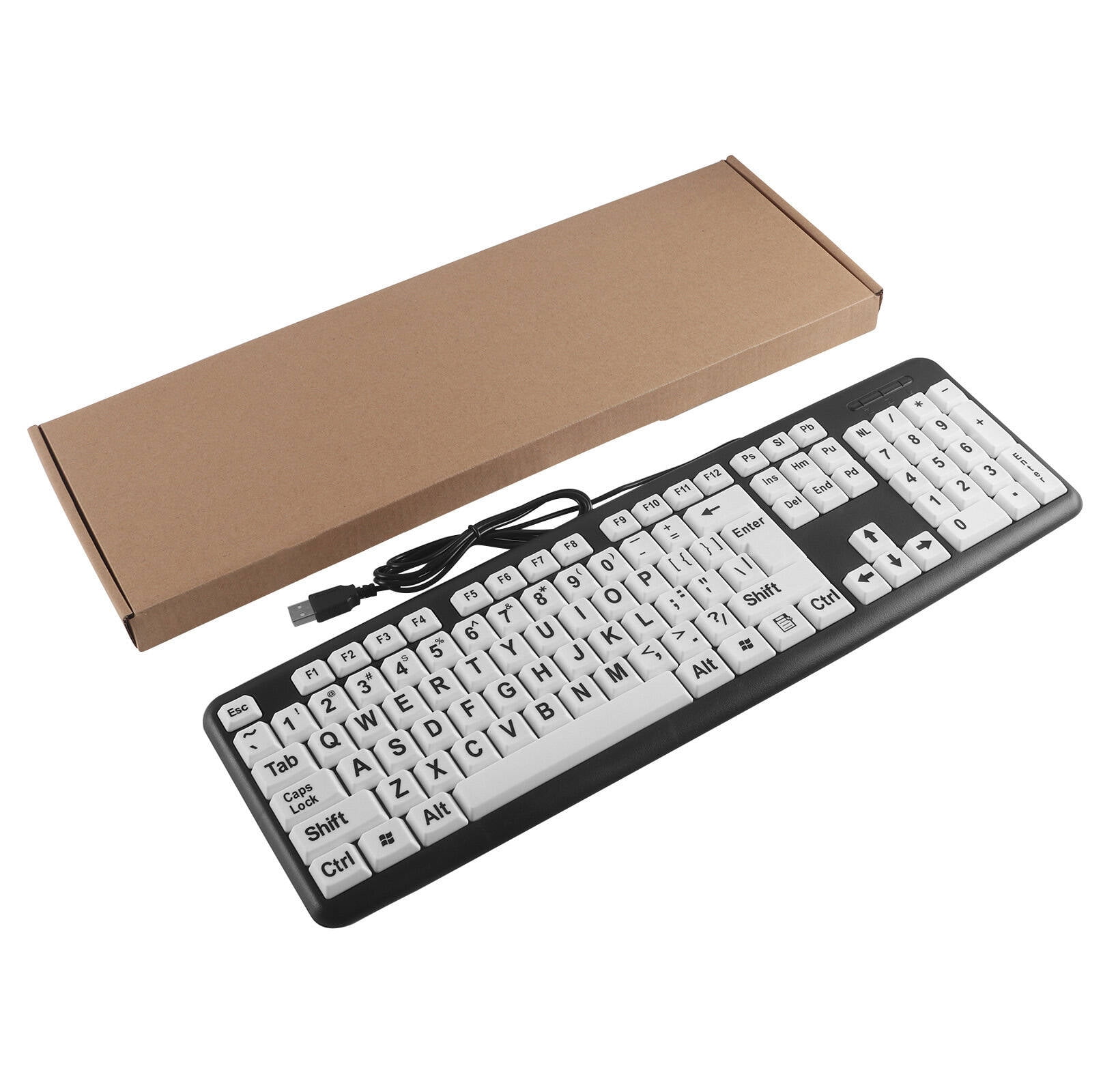 CCOCC Quiet Keyboard Simple and Stylish Appearance Keyboard Wired ...