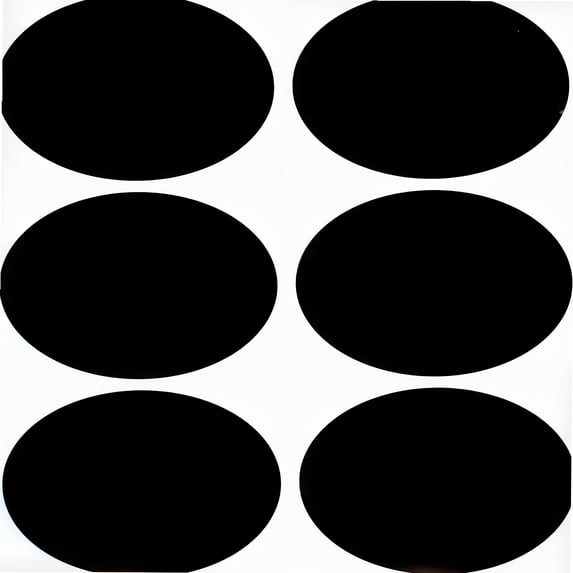 CCOCC Round 2" inch Black Sticker 50mm Dot Labels for Multi-Purpose ...
