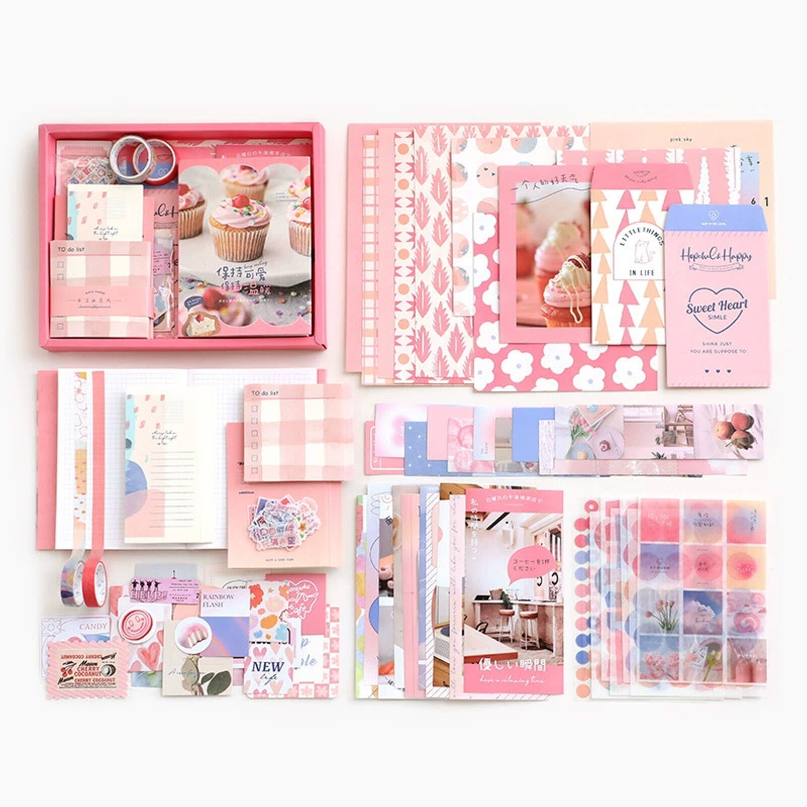 CCOCC Scrapbook Kit,Removable Cover Design Scrapbooking Stickers ...