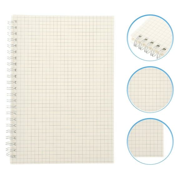 CCOCC Set of 2 Graph Paper Spiral Notebooks for Math and Engineering ...