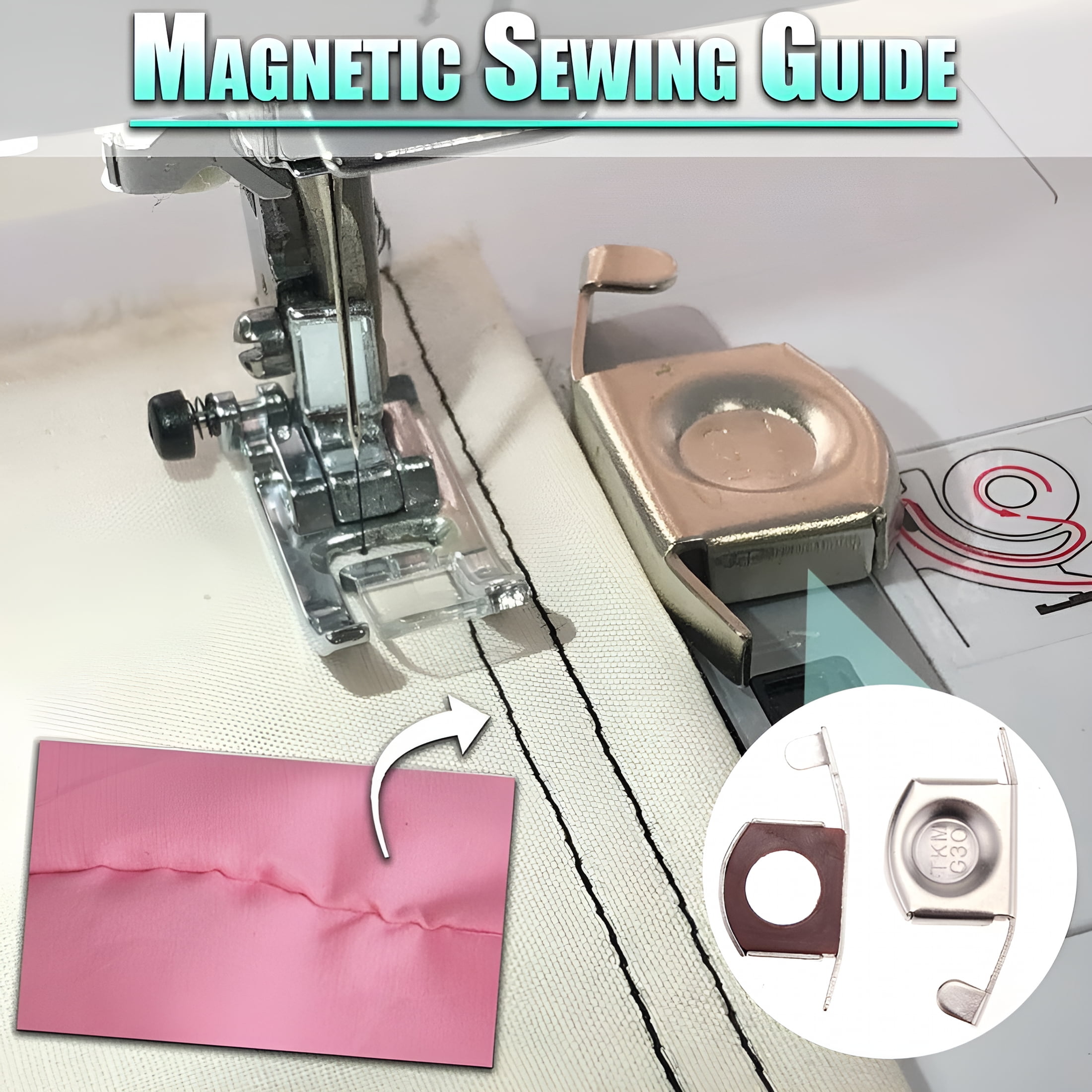 CCOCC Sew Kits for Adults Seam Gauge Sewing Machine Fabric Sewing ...