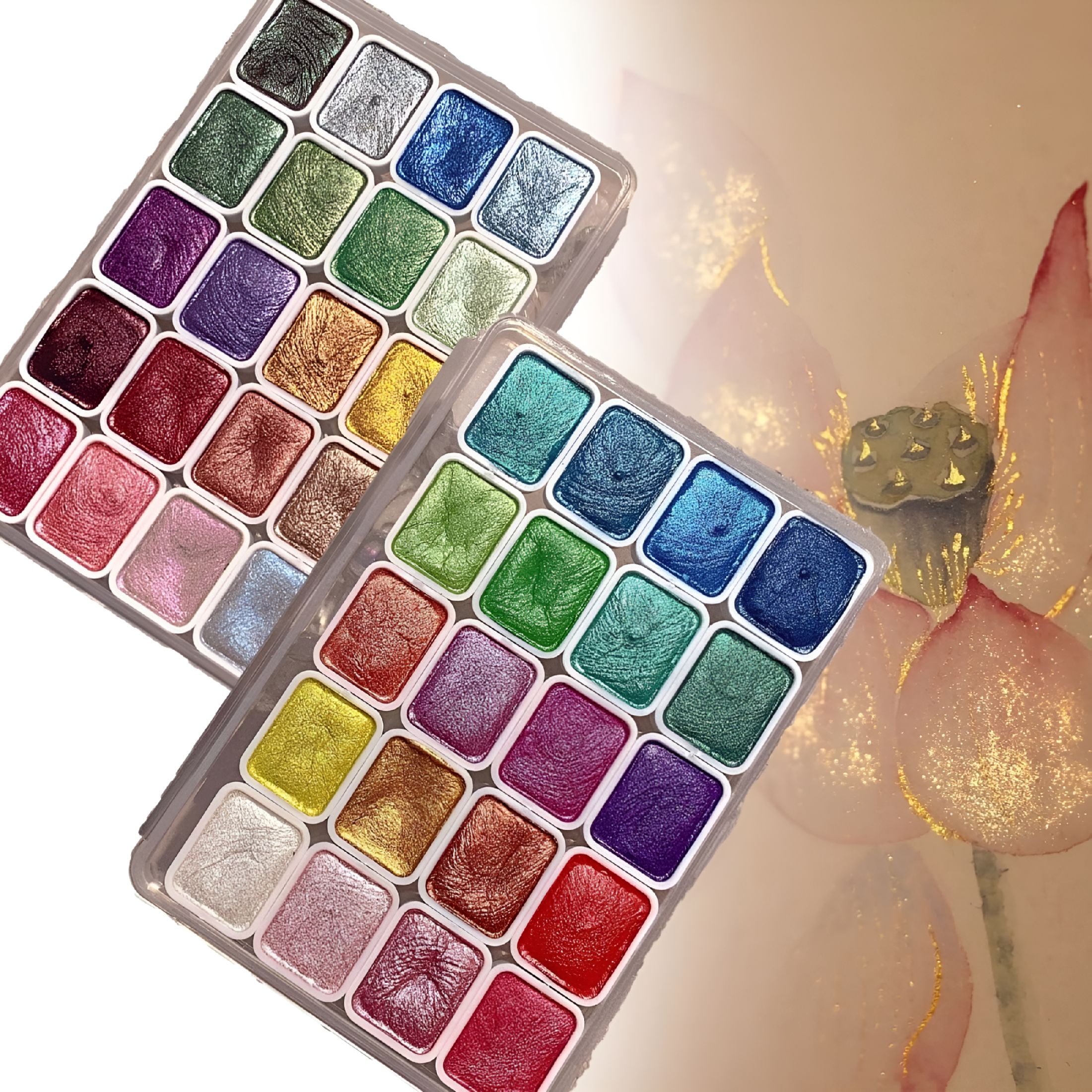 CCOCC Shifting Watercolor Painting Set,Color Shifting Watercolor Paint ...