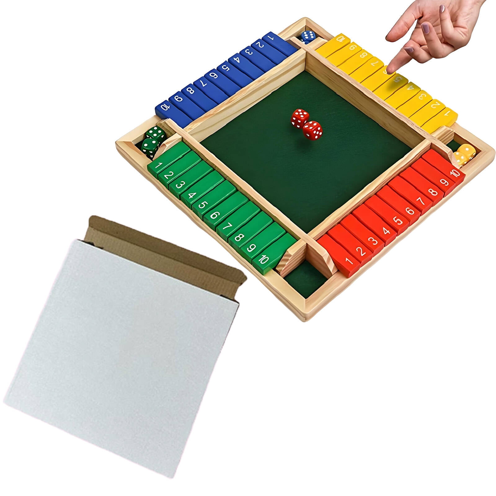 CCOCC Shut the Box Game,Number Flip Game Shut the Box Game 4 Player ...