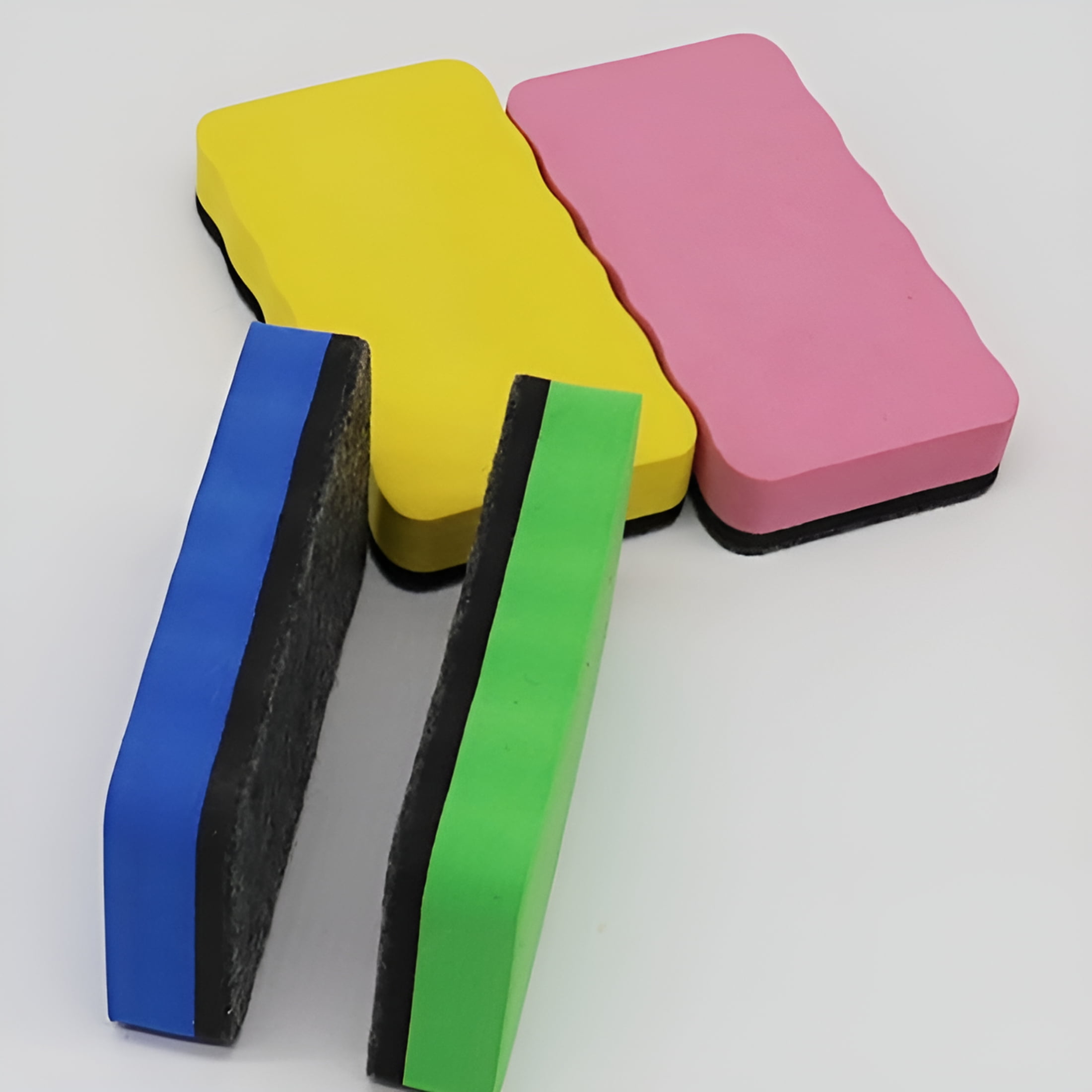 CCOCC Small Dry Erase Erasers Assorted Color EVA 4Pcs - Walmart.com