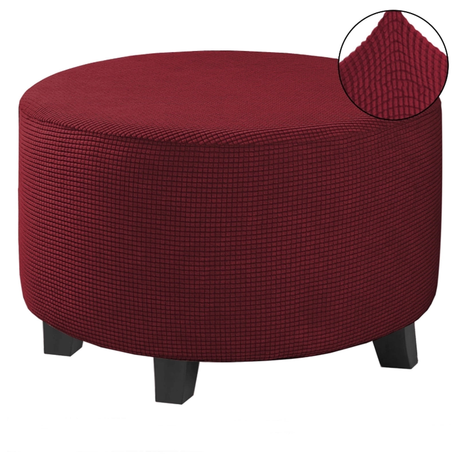 CCOCC Small Ottoman,Thick Plush Fabric,Foot Stool of Eco-Friendly,Fits ...