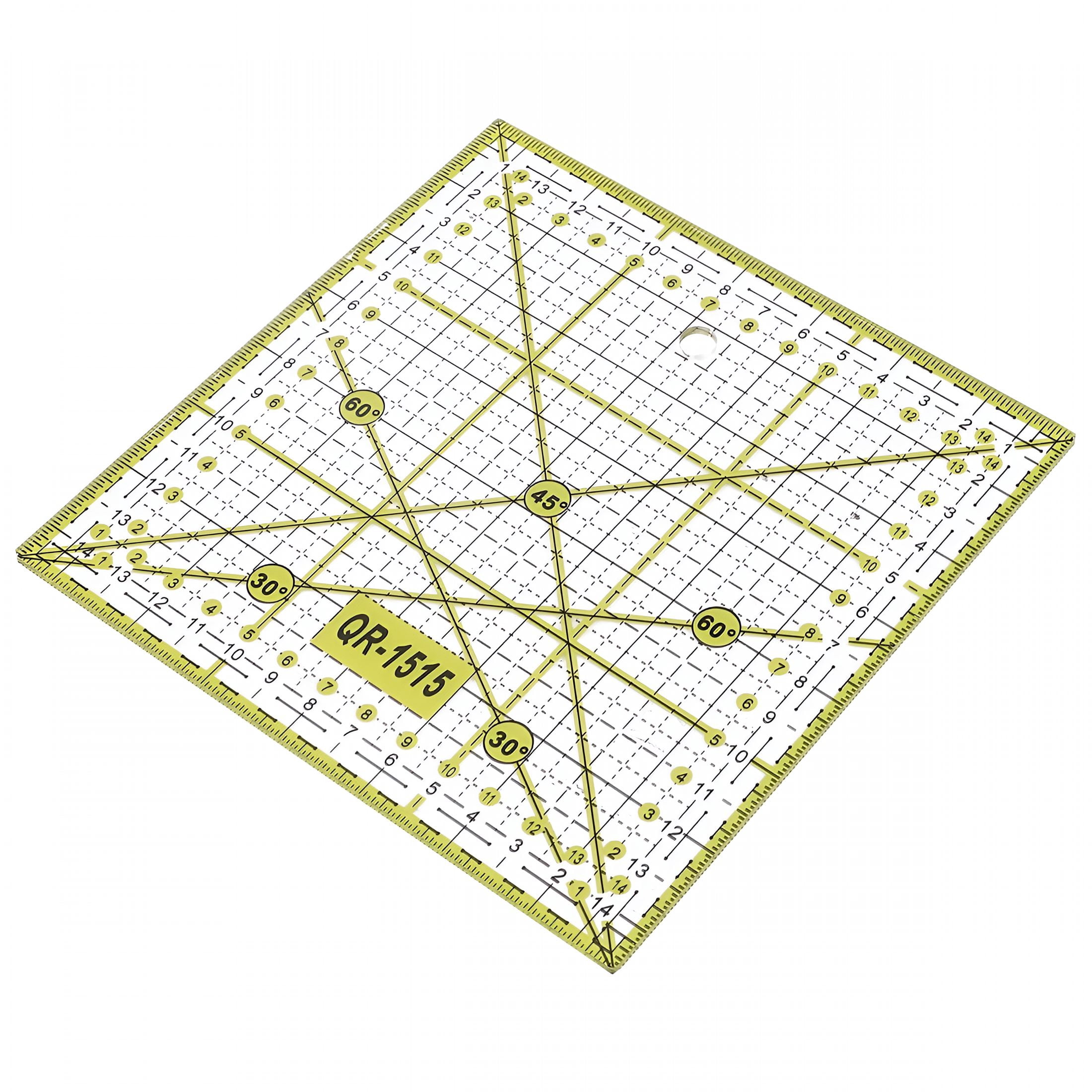 CCOCC Square Tool Ruler Sewing for Fabric Quilt Patchwork Grid Line ...