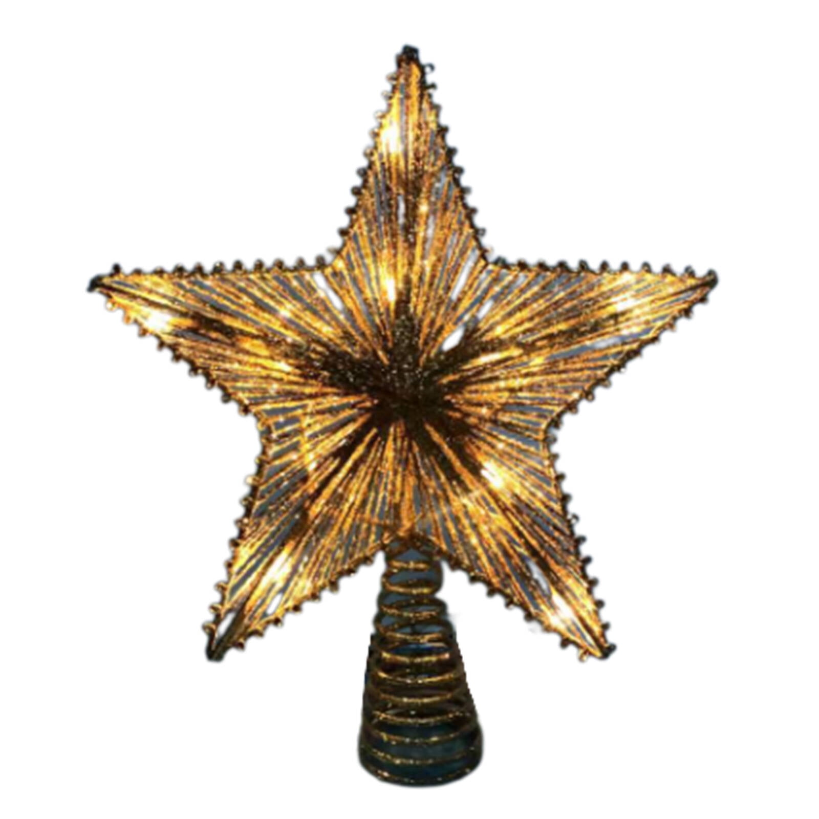 HIBIBUD Christmas Tree Topper,Magical Starlight Twinkle Star Christmas ...