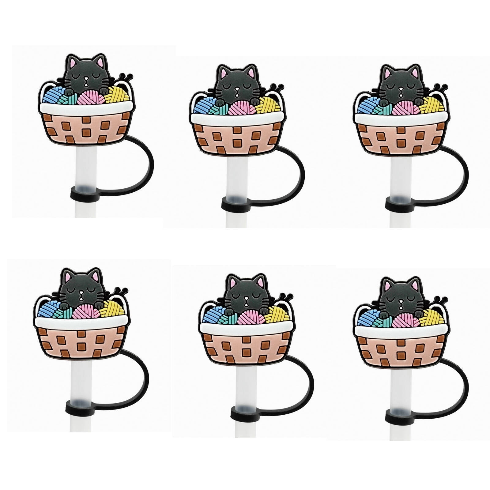 CCOCC Straw Cover Cap for Stanley Cup,Creative Cat Tumbler Accessories ...