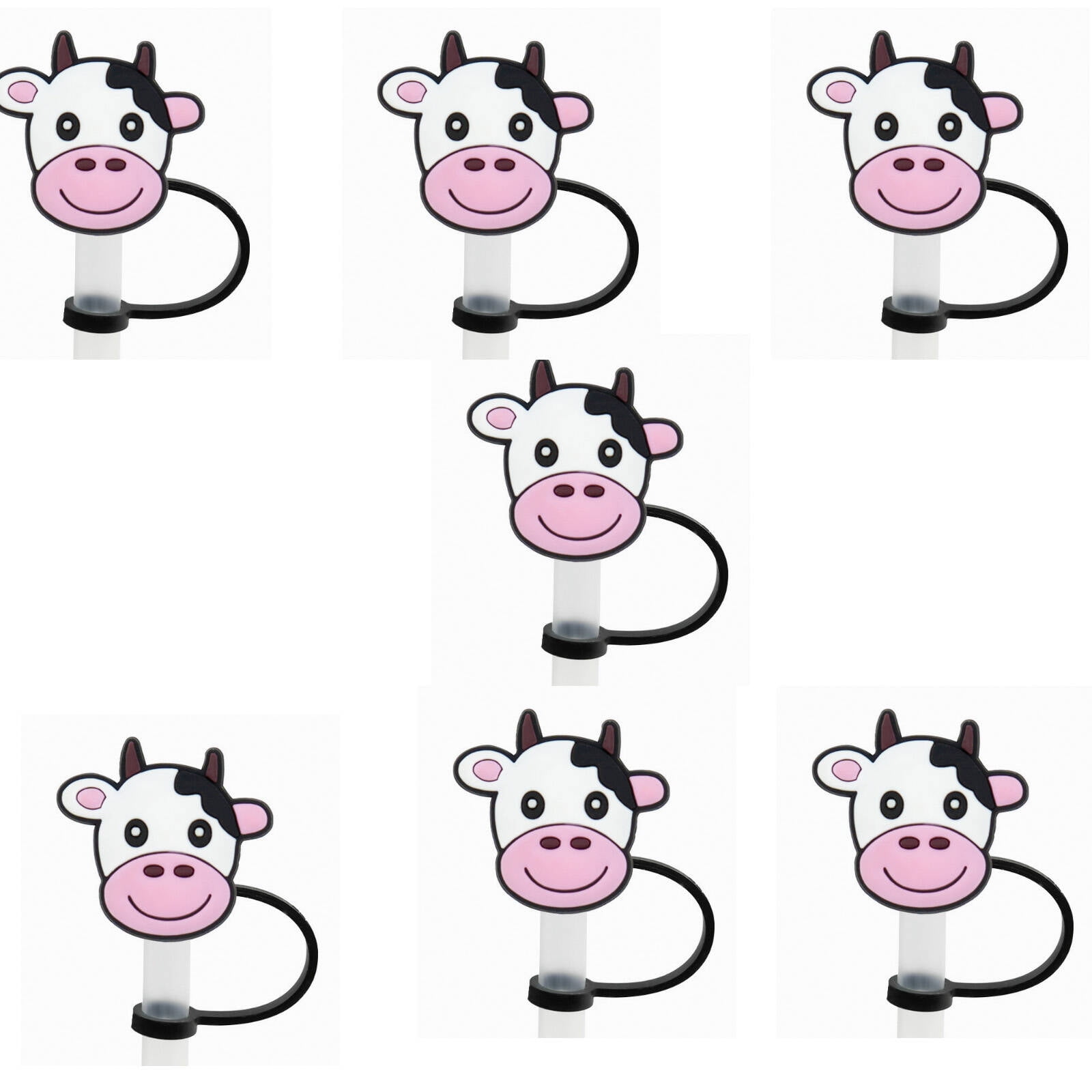 CCOCC Straw Toppers,Adorable Playful Straw Covers,Odor-Free Silicone ...