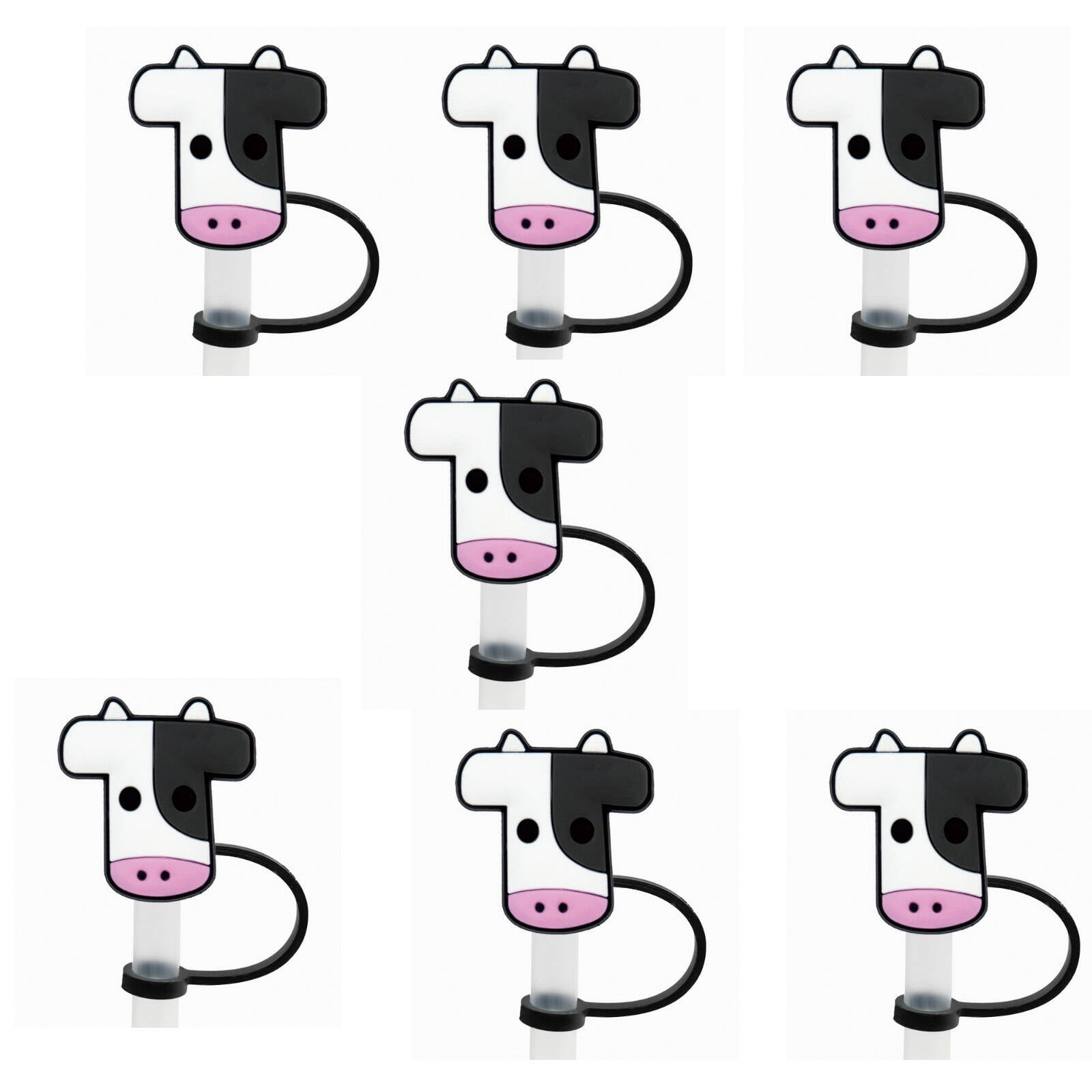 CCOCC Straw Toppers,Colorful Fun Straw Covers,Non-Toxic Silicone Straw ...