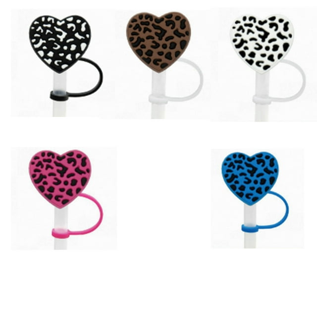 CCOCC Straw Toppers,Cute Fun Straw Covers,Colorful Silicone Straw Caps ...