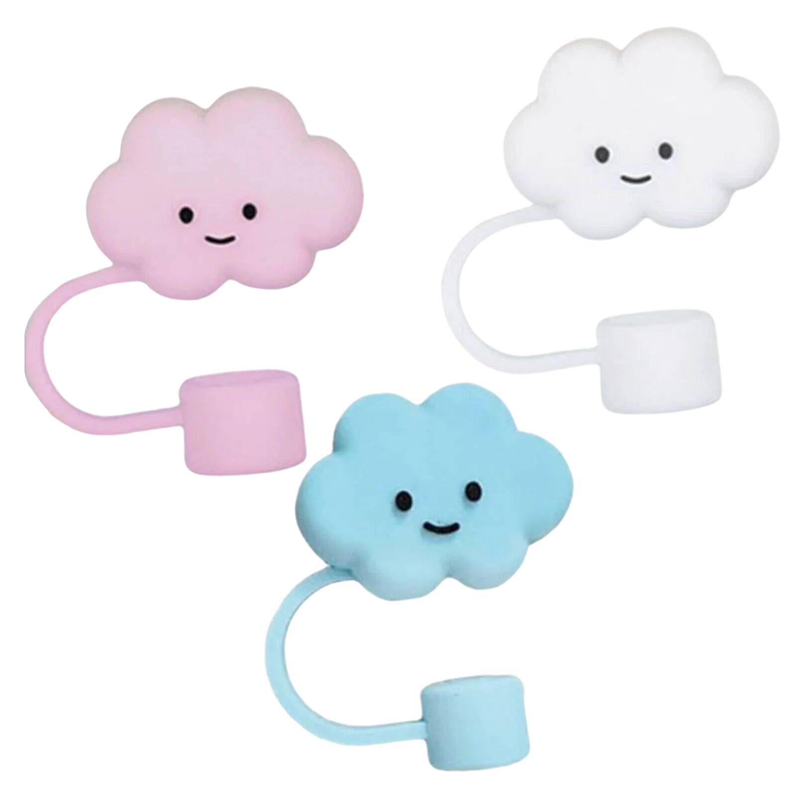 CCOCC Straw Toppers,Fun Creative Straw Covers,Flexible Silicone Straw ...