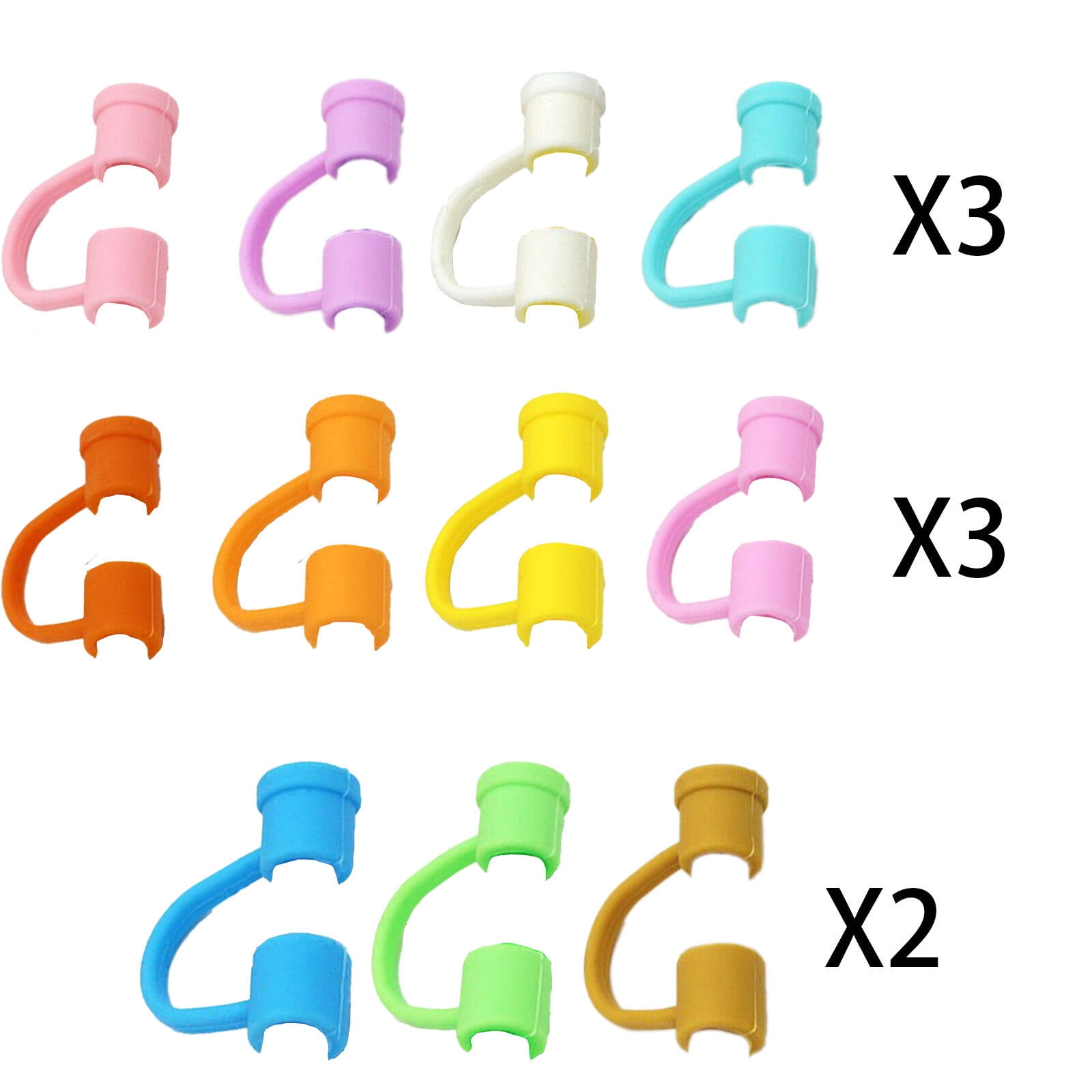 CCOCC Straw Toppers,Fun Creative Straw Covers,Reusable Eco-Friendly ...