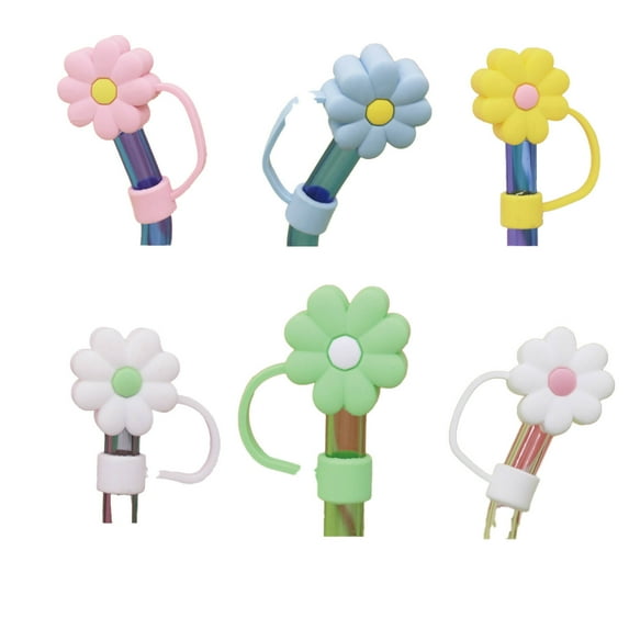 CCOCC Straw Toppers,Fun Playful Straw Covers,Food-Grade Silicone Straw ...