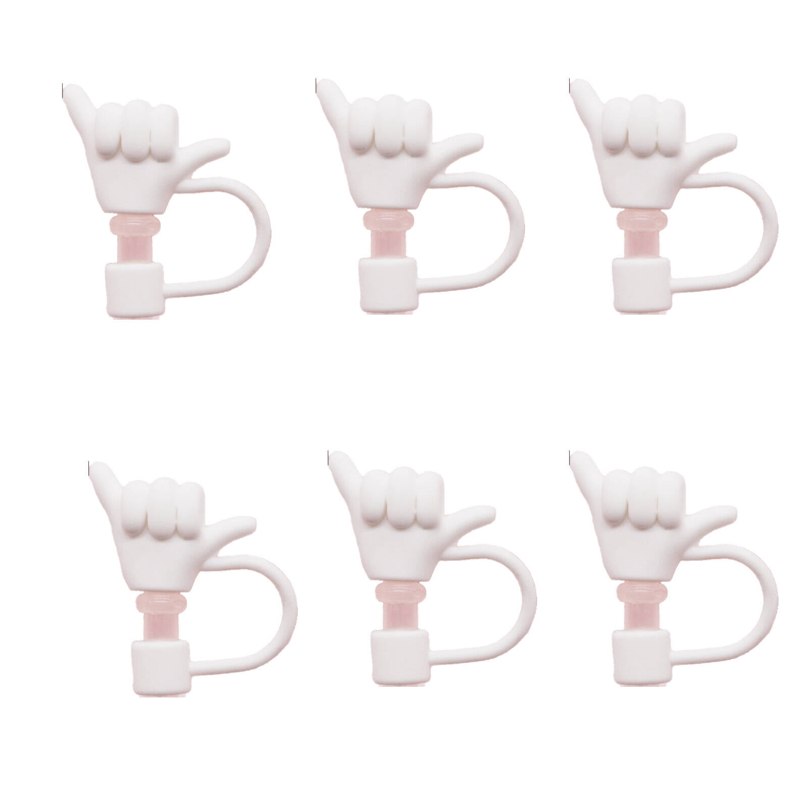 CCOCC Straw Toppers,Reusable Eco-Friendly Silicone Straw Covers for 8 ...