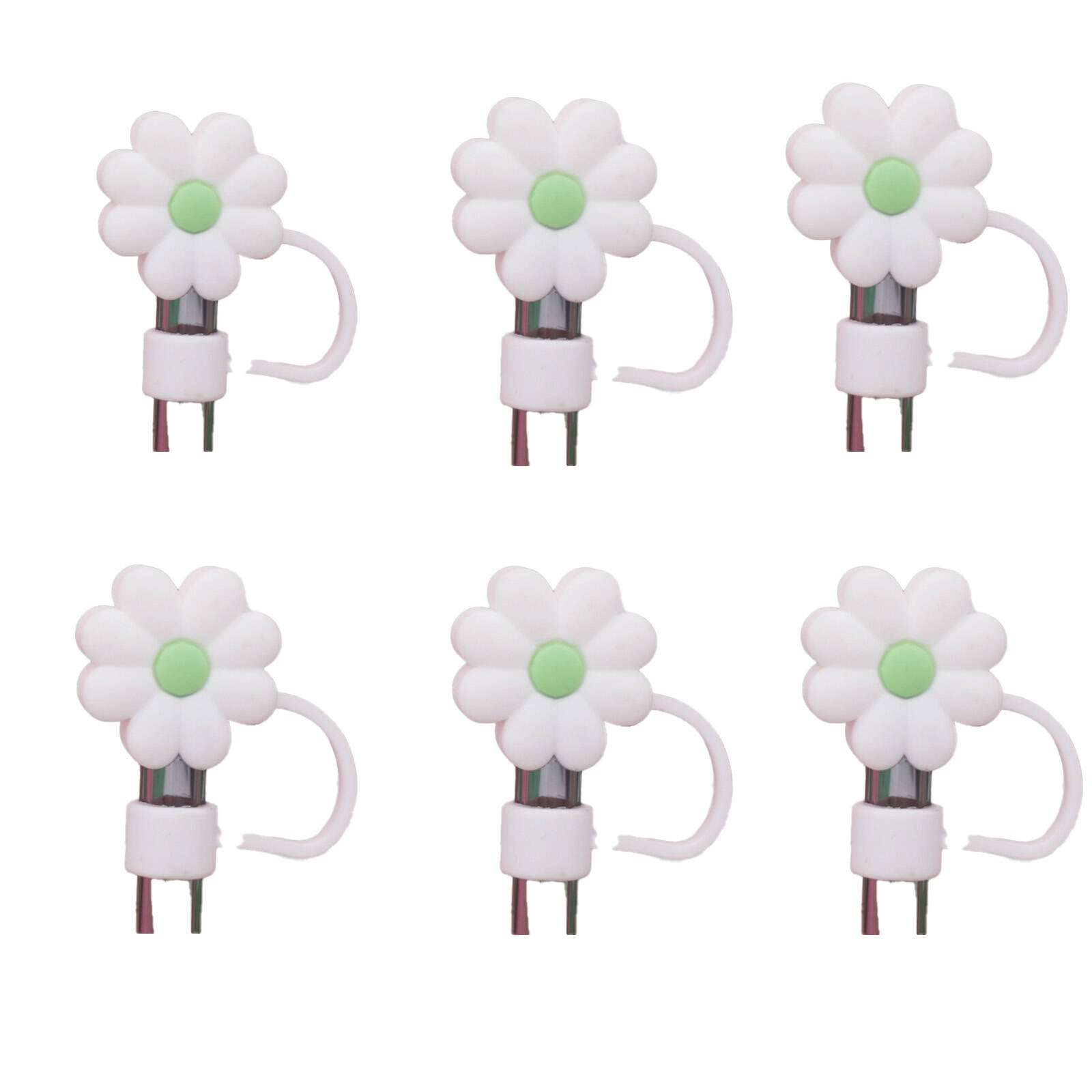 CCOCC Straw Toppers,Unique Cartoon Straw Covers,Premium Silicone Straw ...