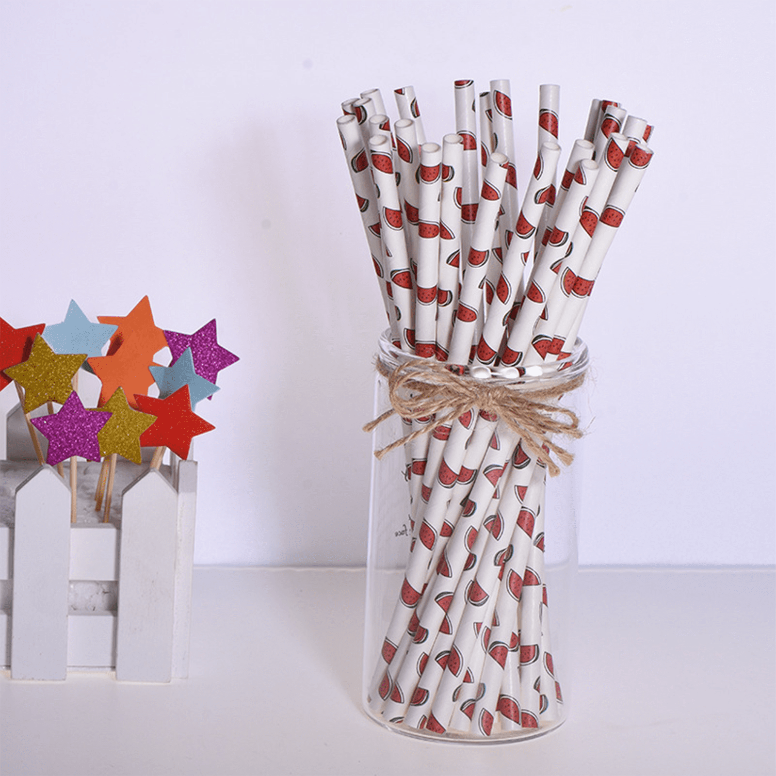 CCOCC Straws,Eco-Friendly Disposable Straws,Colorful Paper Straws,Fun ...