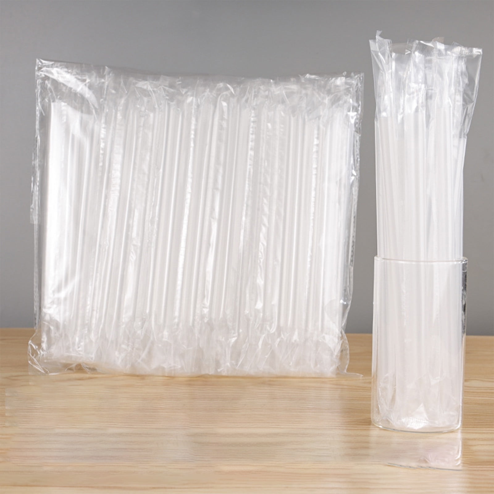 CCOCC Straws,Heavy-Duty Disposable Straws,Large Diameter Plastic Straws ...