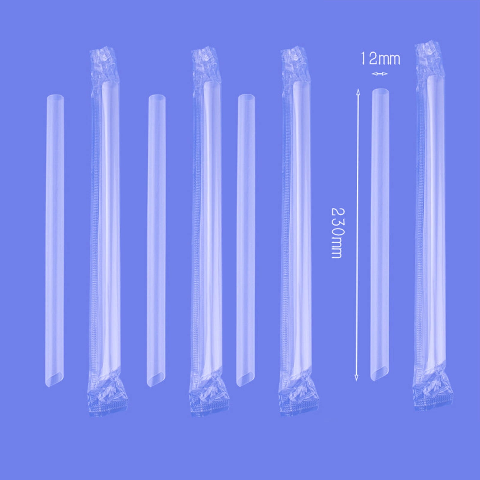 CCOCC Straws,Safe Disposable Plastic Straws,Pure Transparent Drinking ...