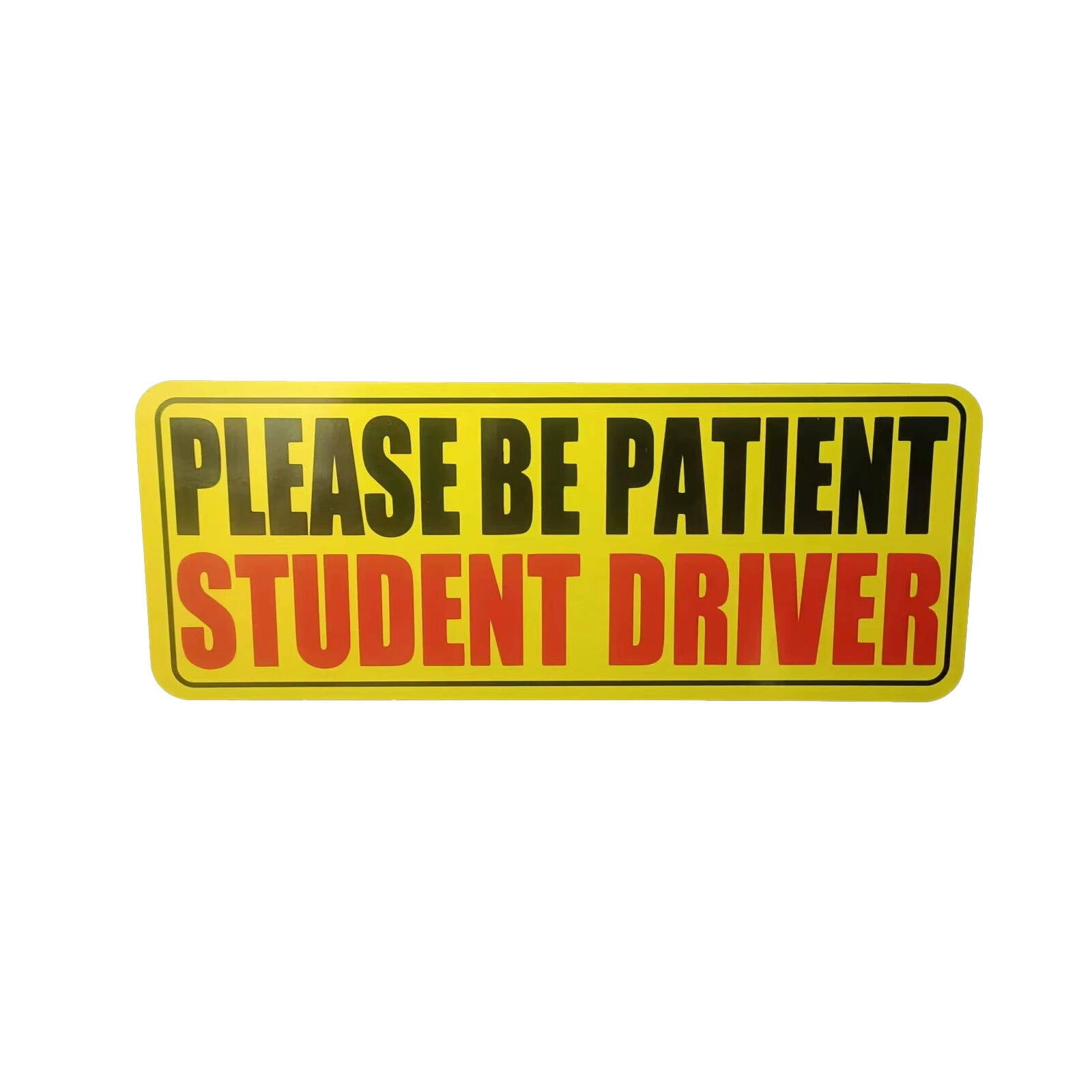 CCOCC Student Driver Magnet,Reflective Car Decal New Driver Sticker ...