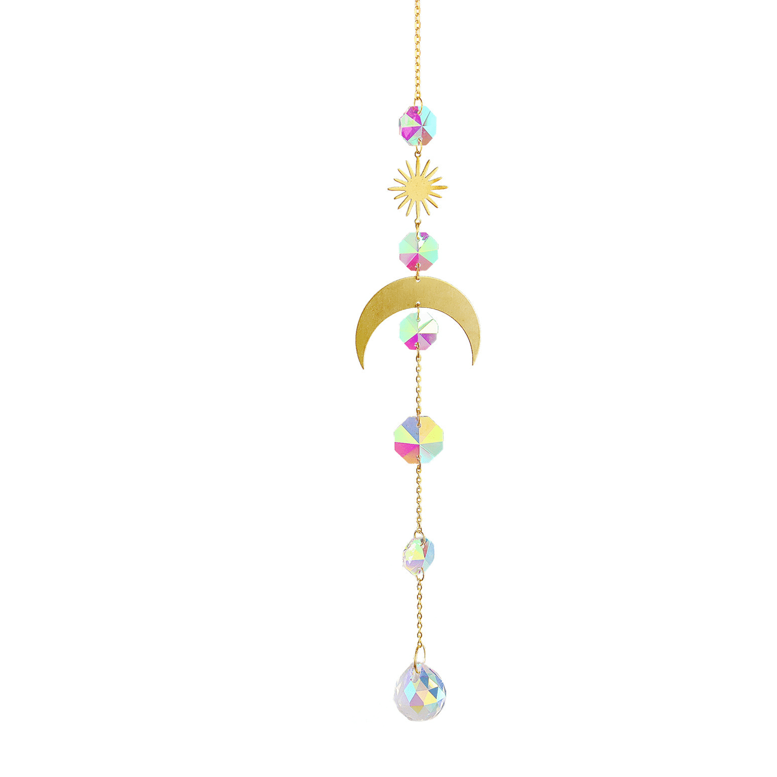 CCOCC Sun Catche Sparkling Crystal Effect Crystal Decor Rainbow Sun ...