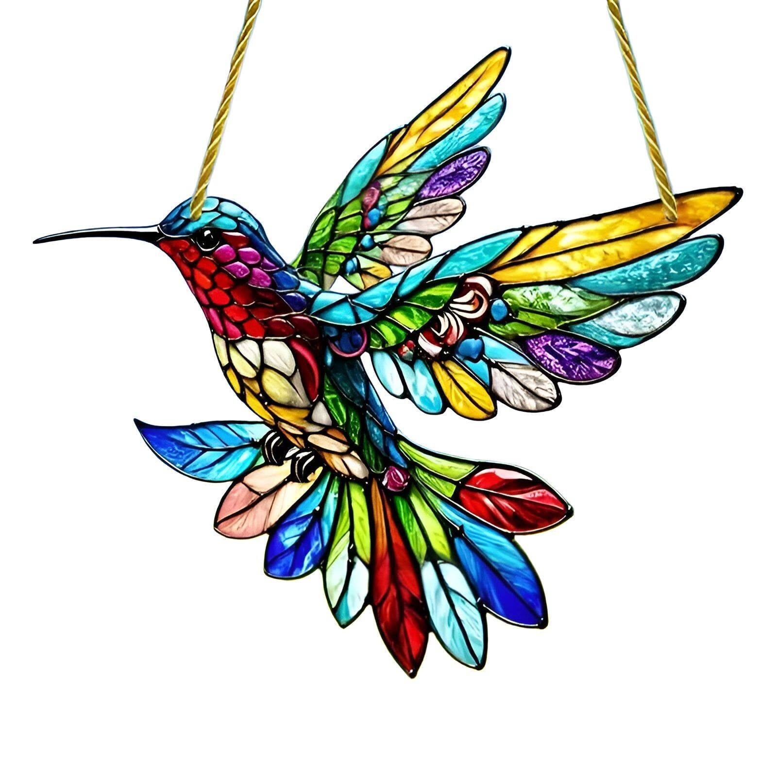 CCOCC Sun Catcher,Festive Light Reflector Stained Glass Window Hanging ...