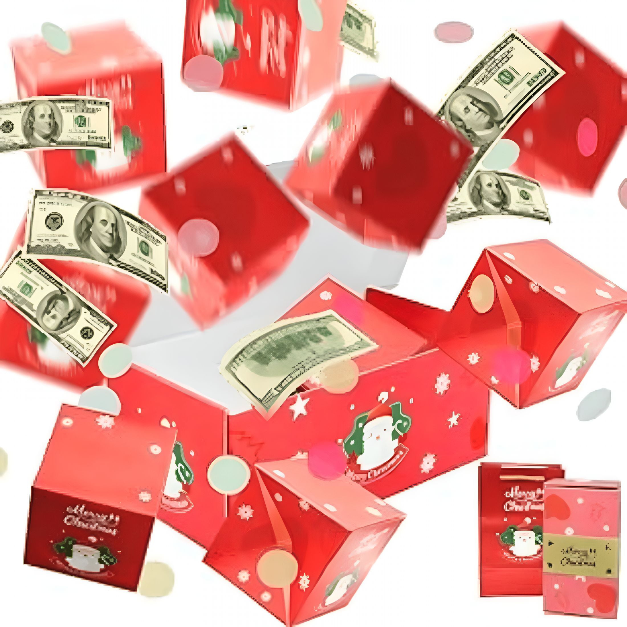 CCOCC Surprise Gift Box Explosion-Merry Christmas Surprise Pop-Up Gift ...